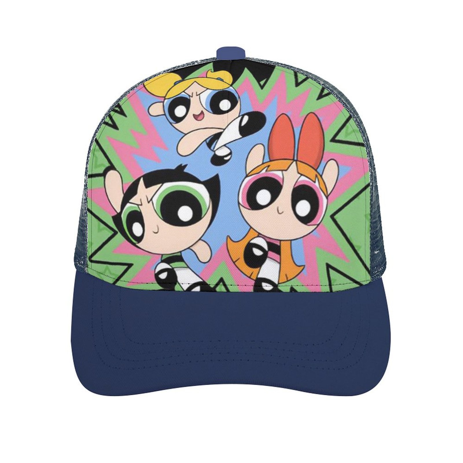 The Powerpuff Girls Adult Baseball Cap Adjustable Sun Visor Hat Prints ...