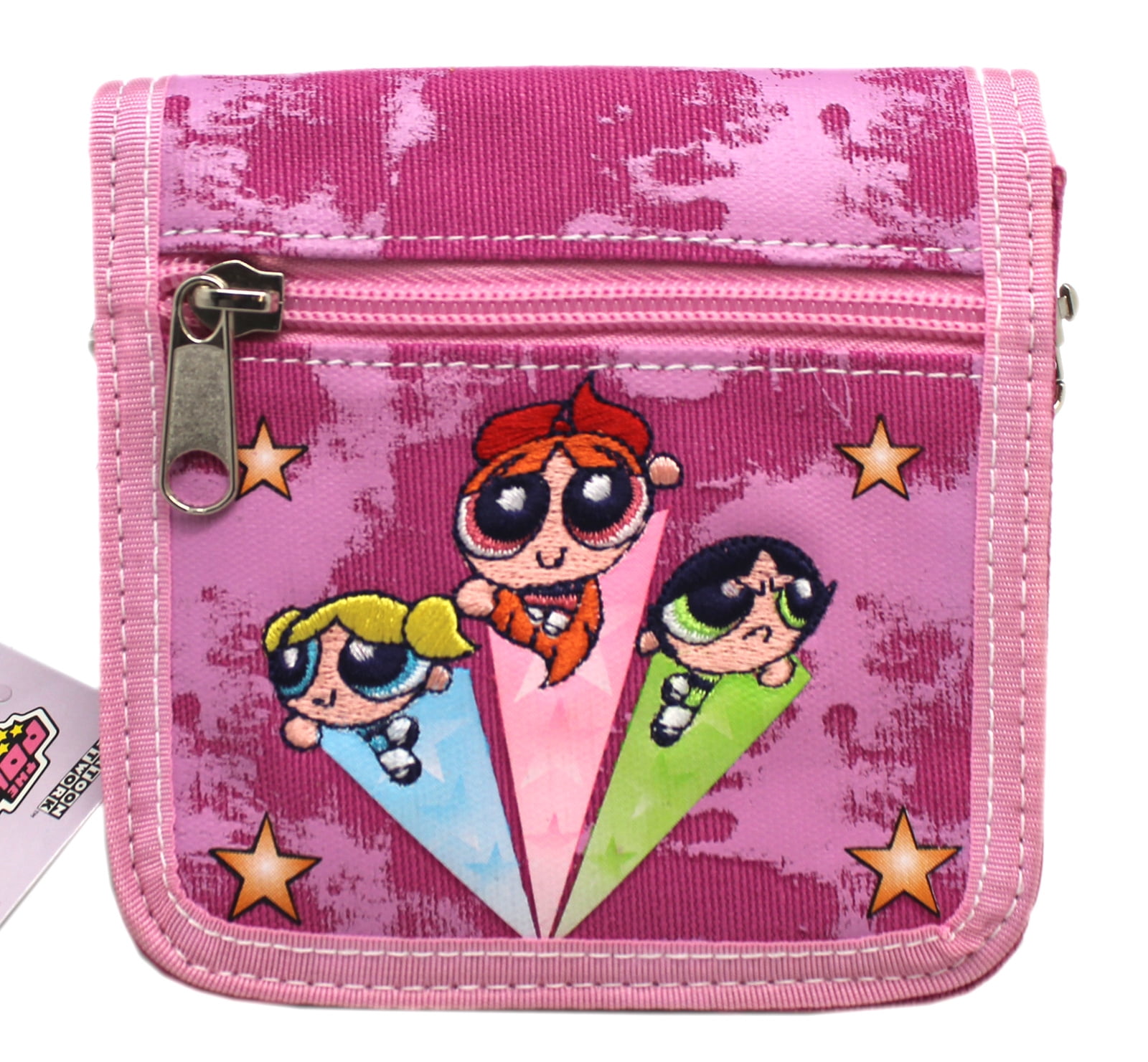 The Powerpuff Girls "All-Star Team" Pink Mini Purse Wallet - Walmart.com