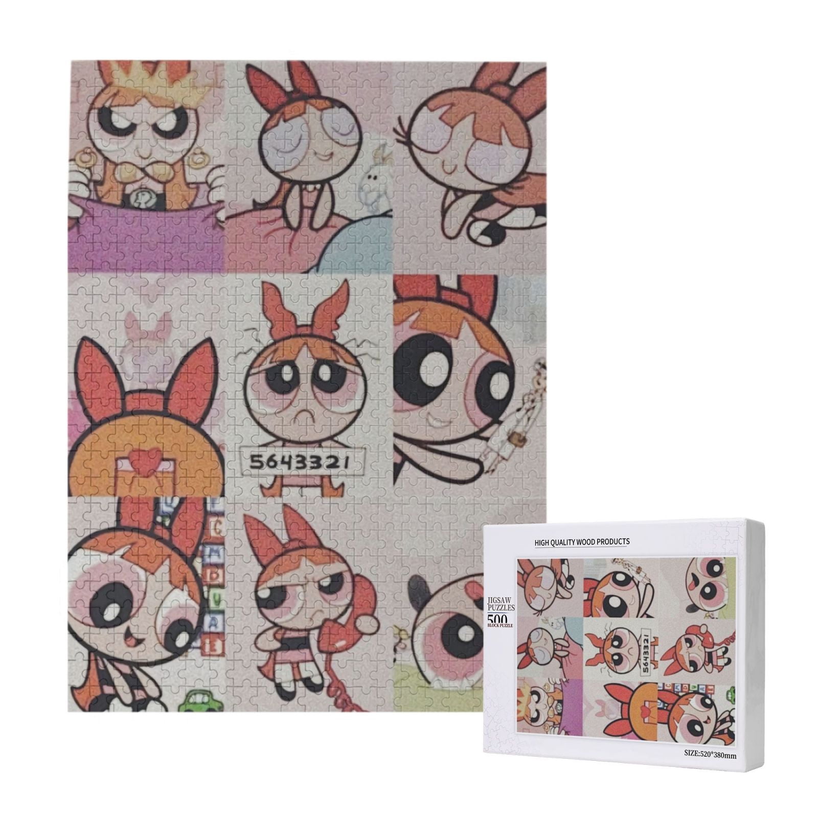 The Powerpuff Girls Anime Puzzles Boys Girls Teens 300/500/1000 Piece ...