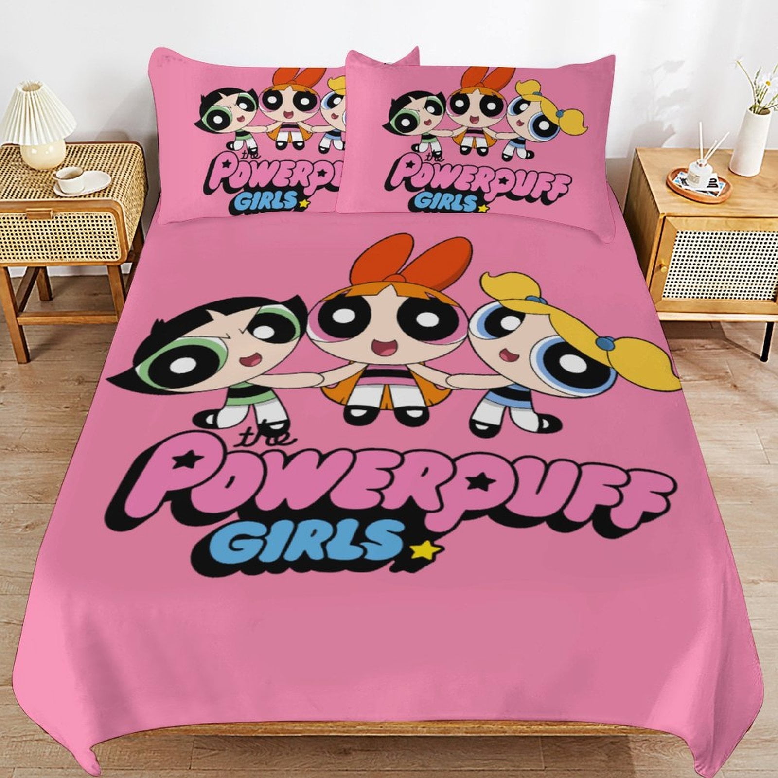 The Powerpuff Girls Bed Duvet Cover Microfiber Bedding Sets 3D Printed ...