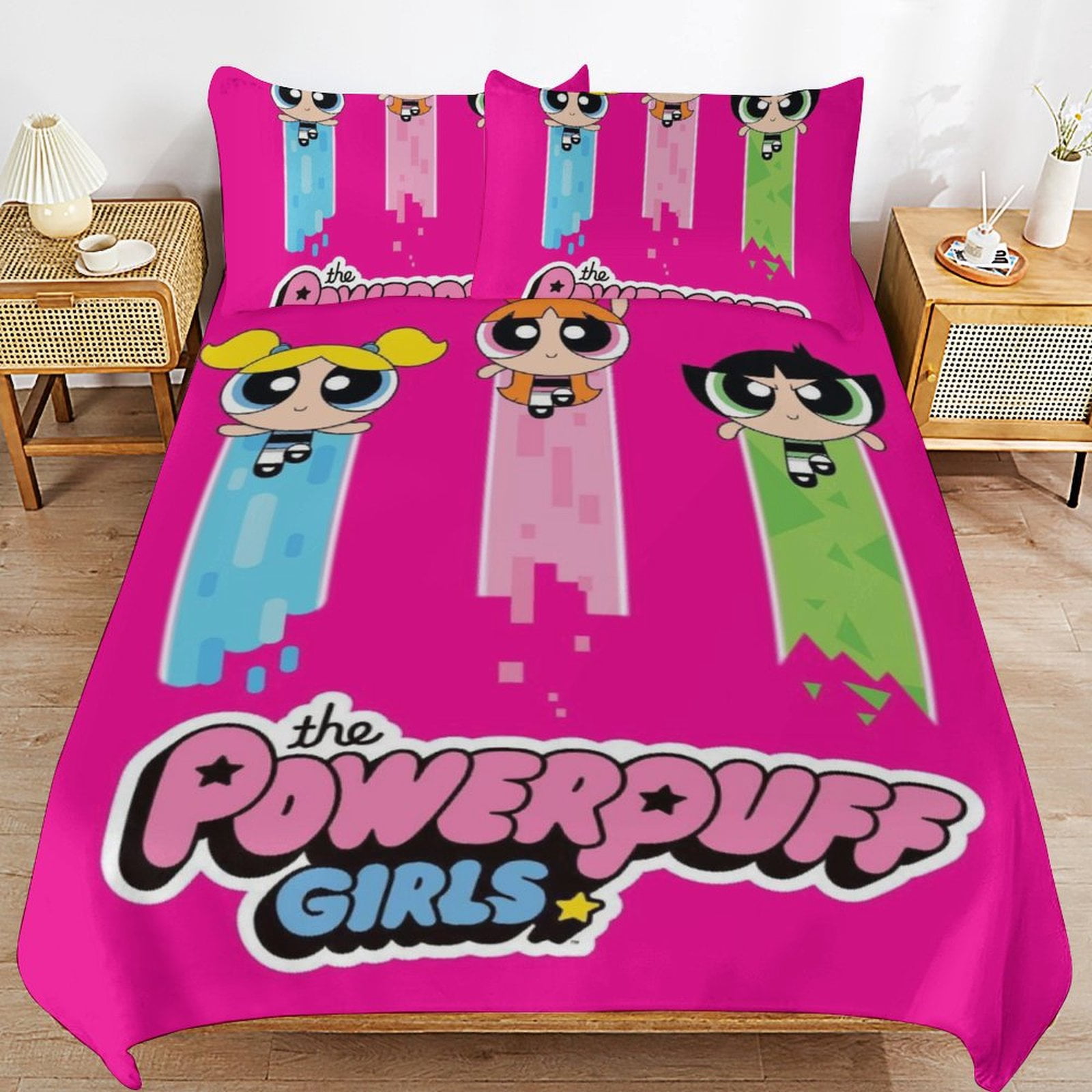 The Powerpuff Girls Bed Duvet Cover Microfiber Bedding Sets 3D Printed ...