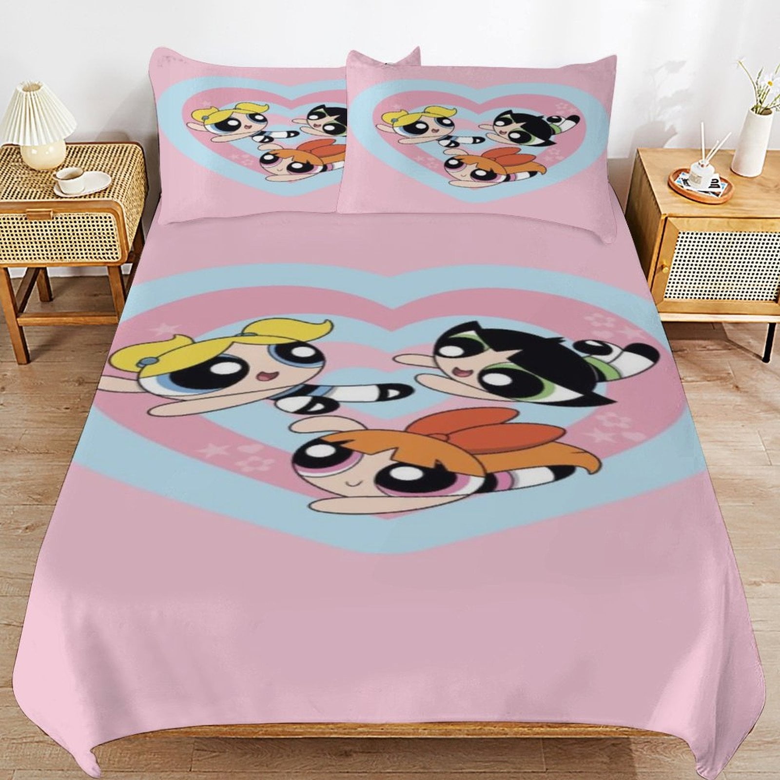 The Powerpuff Girls Bed Duvet Cover Microfiber Bedding Sets 3D Printed ...