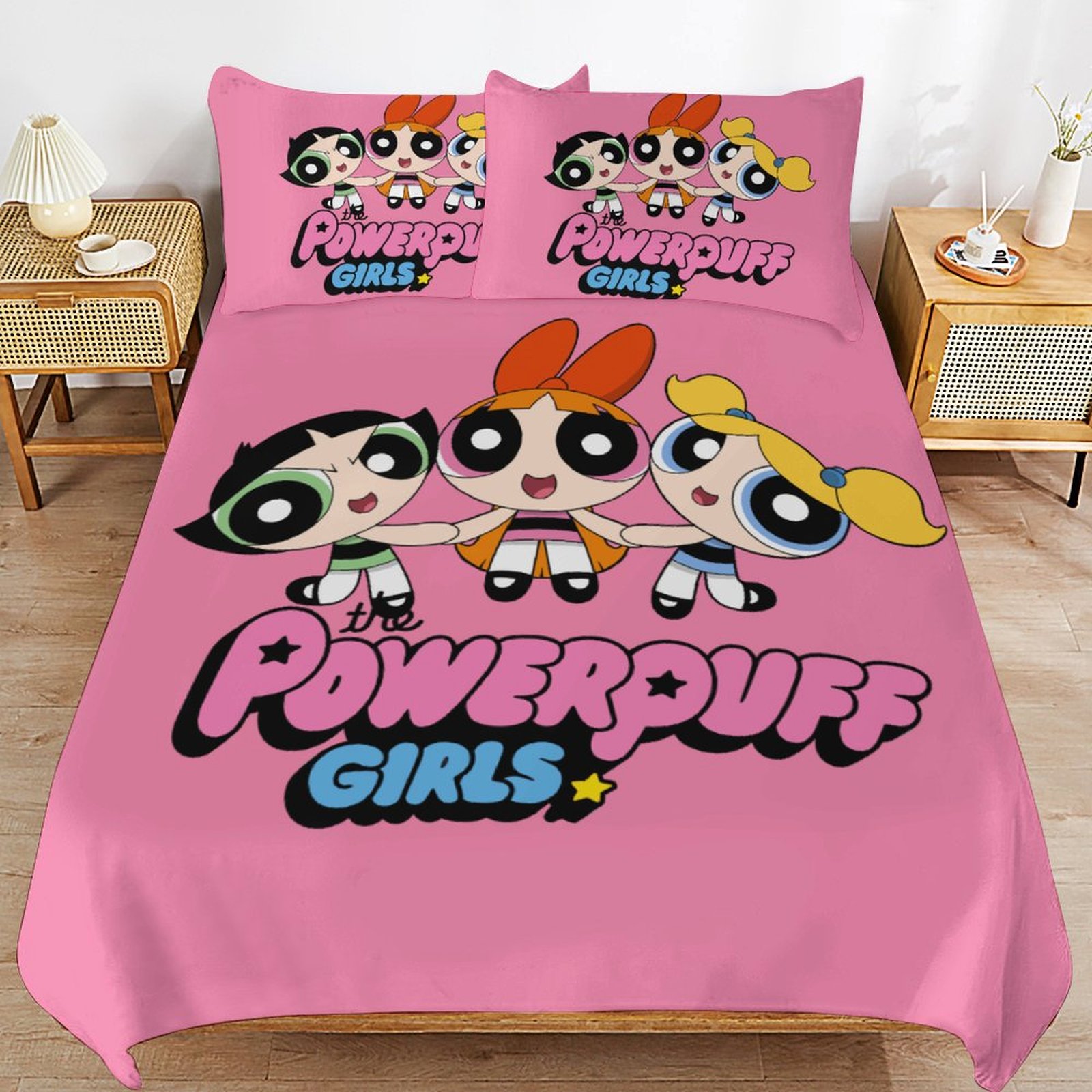 The Powerpuff Girls Bed Duvet Cover Microfiber Bedding Sets 3D Printed ...