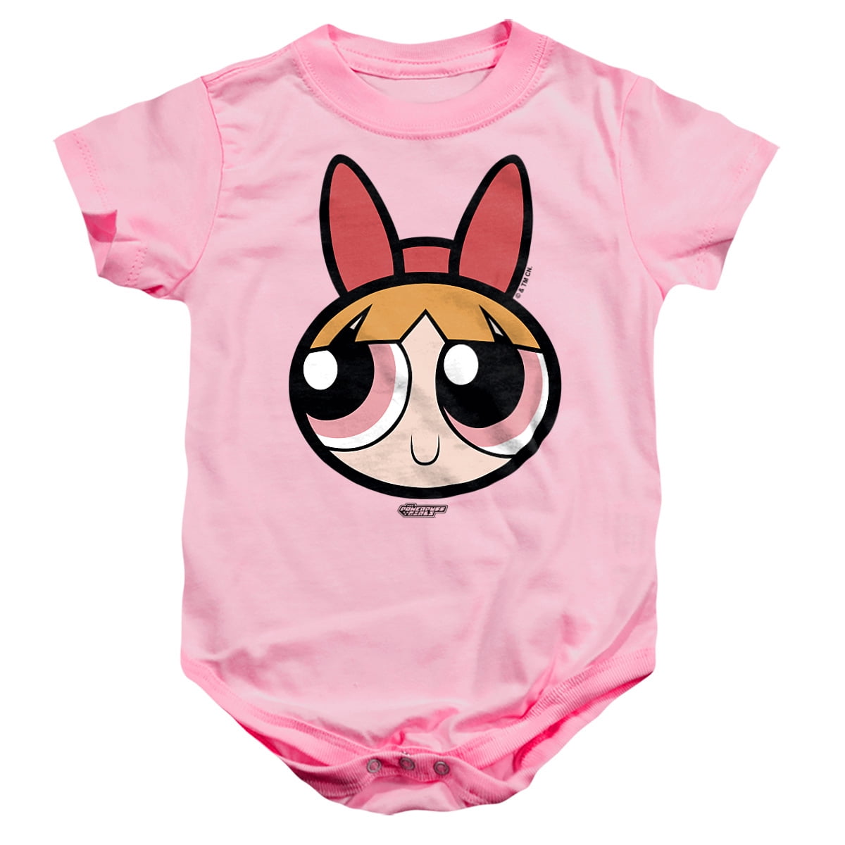 The Powerpuff Girls Blossom Face Unisex Infant Snap Suit for Baby, Pink ...