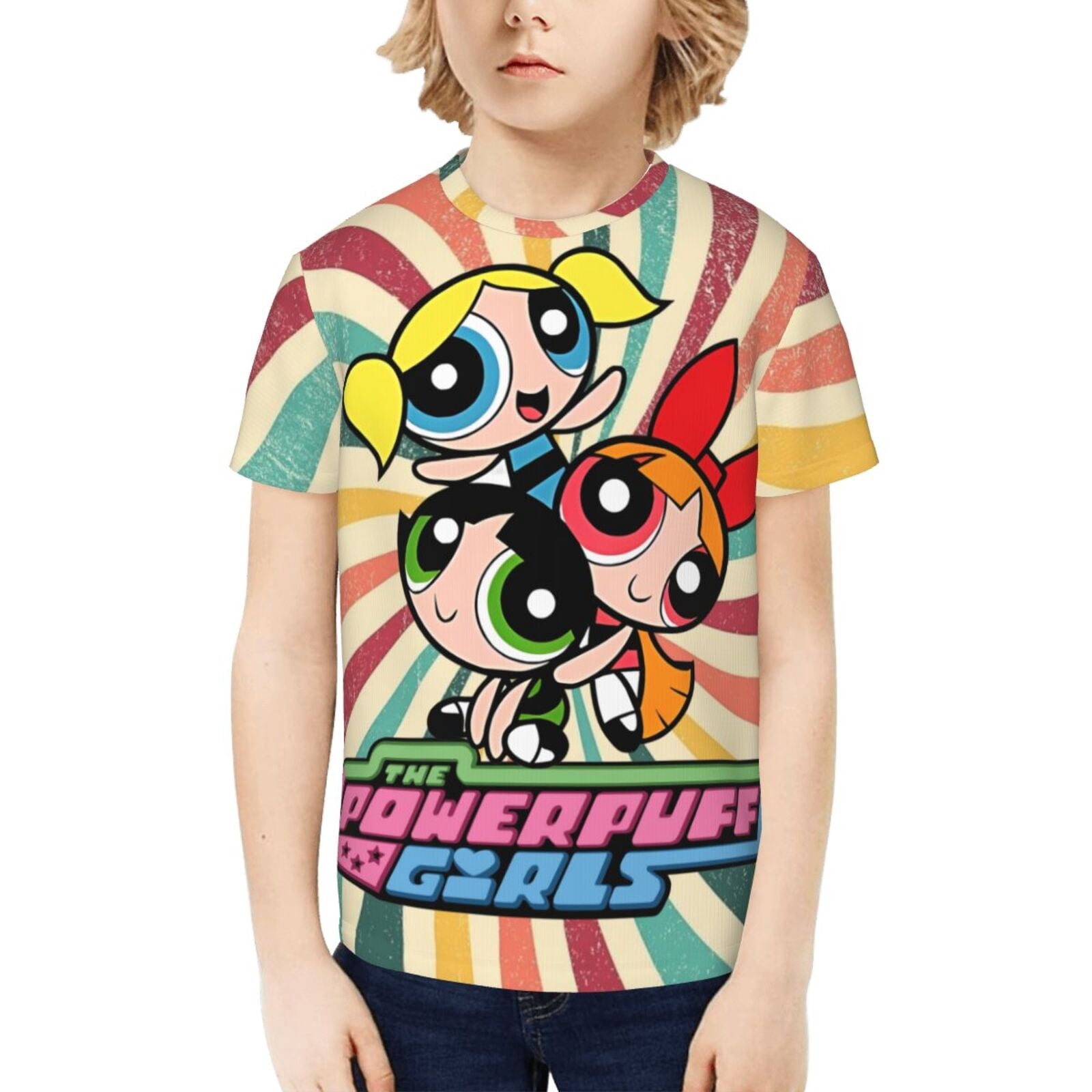 The Powerpuff Girls Boys Girls T Shirt Kids Short Sleeve Crewneck 3d ...