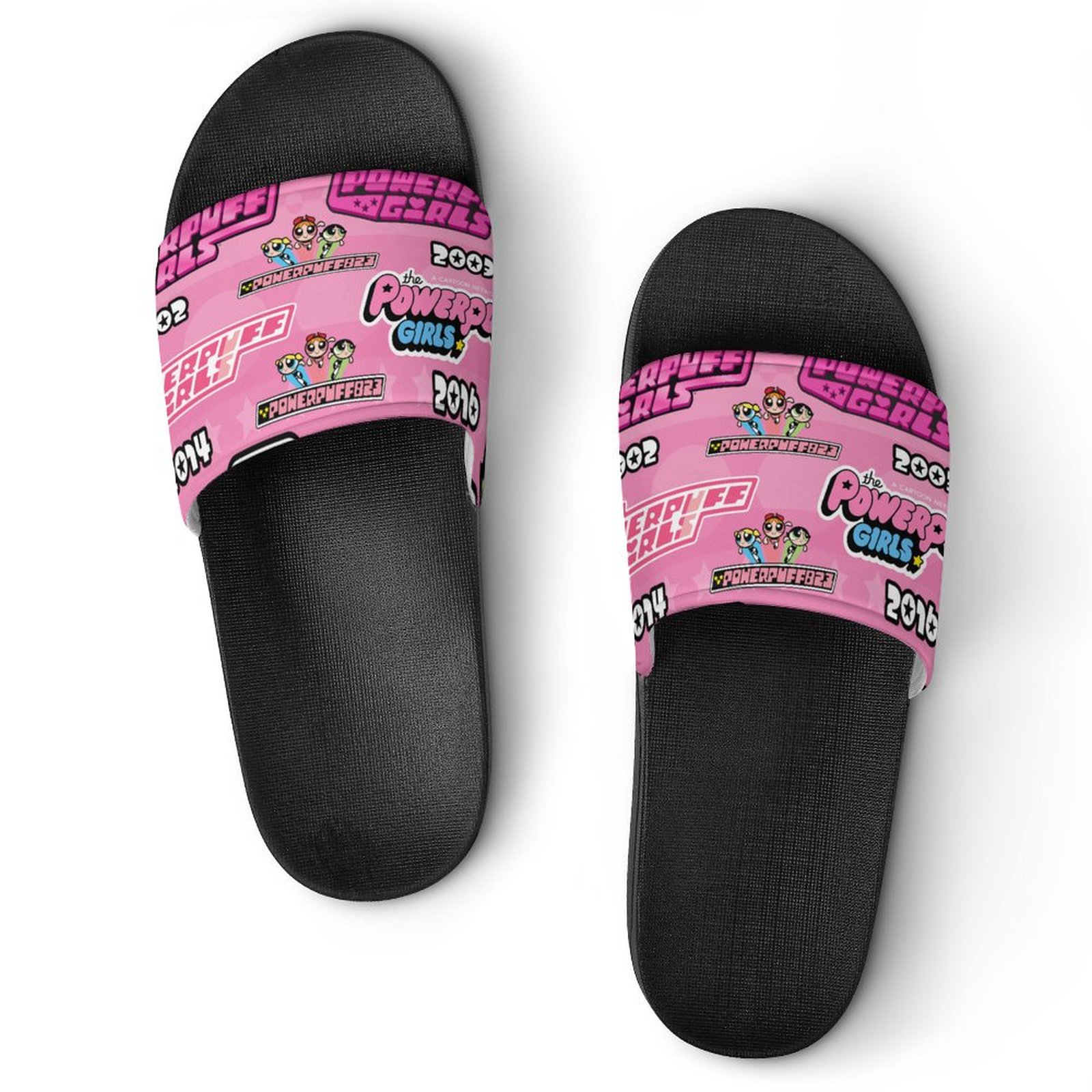 The Powerpuff Girls Boys Slide Sandals, Comfort Casual Pool Slide ...