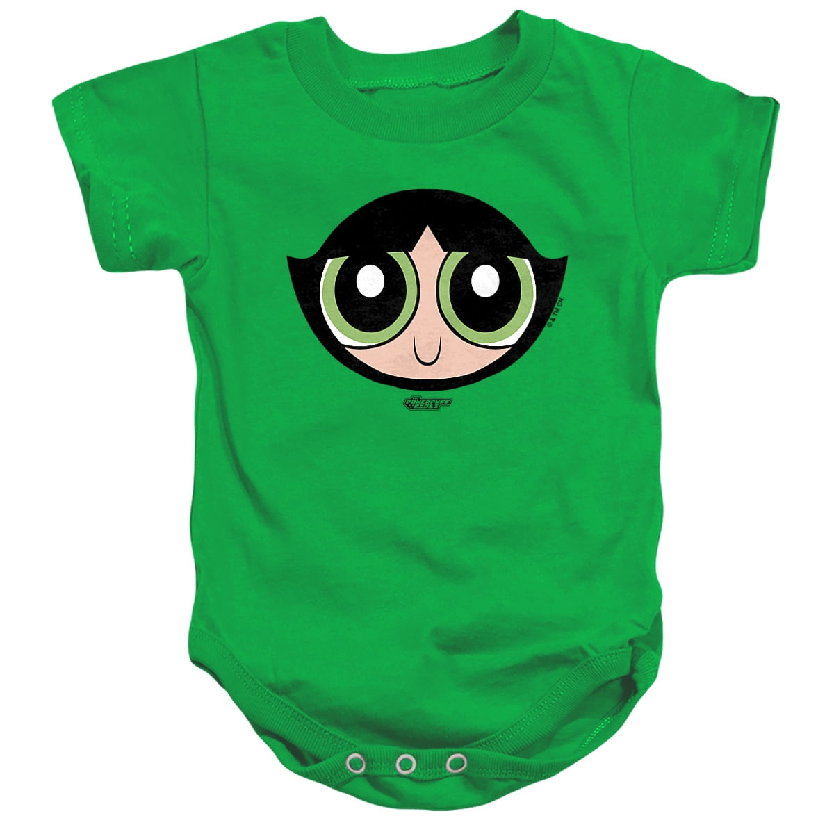 The Powerpuff Girls Buttercup Face Unisex Infant Snap Suit for Baby ...
