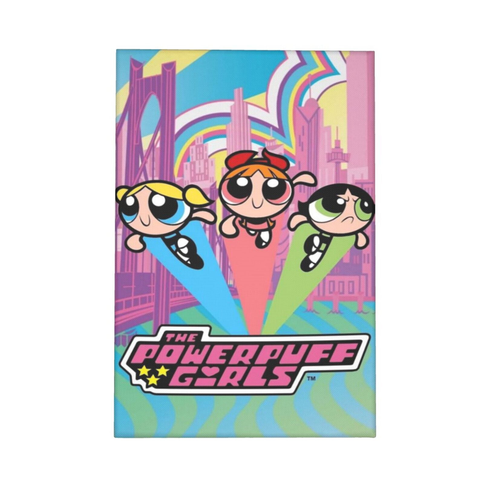 The Powerpuff Girls Canvas Decorative Painting Wall Art Living Room ...