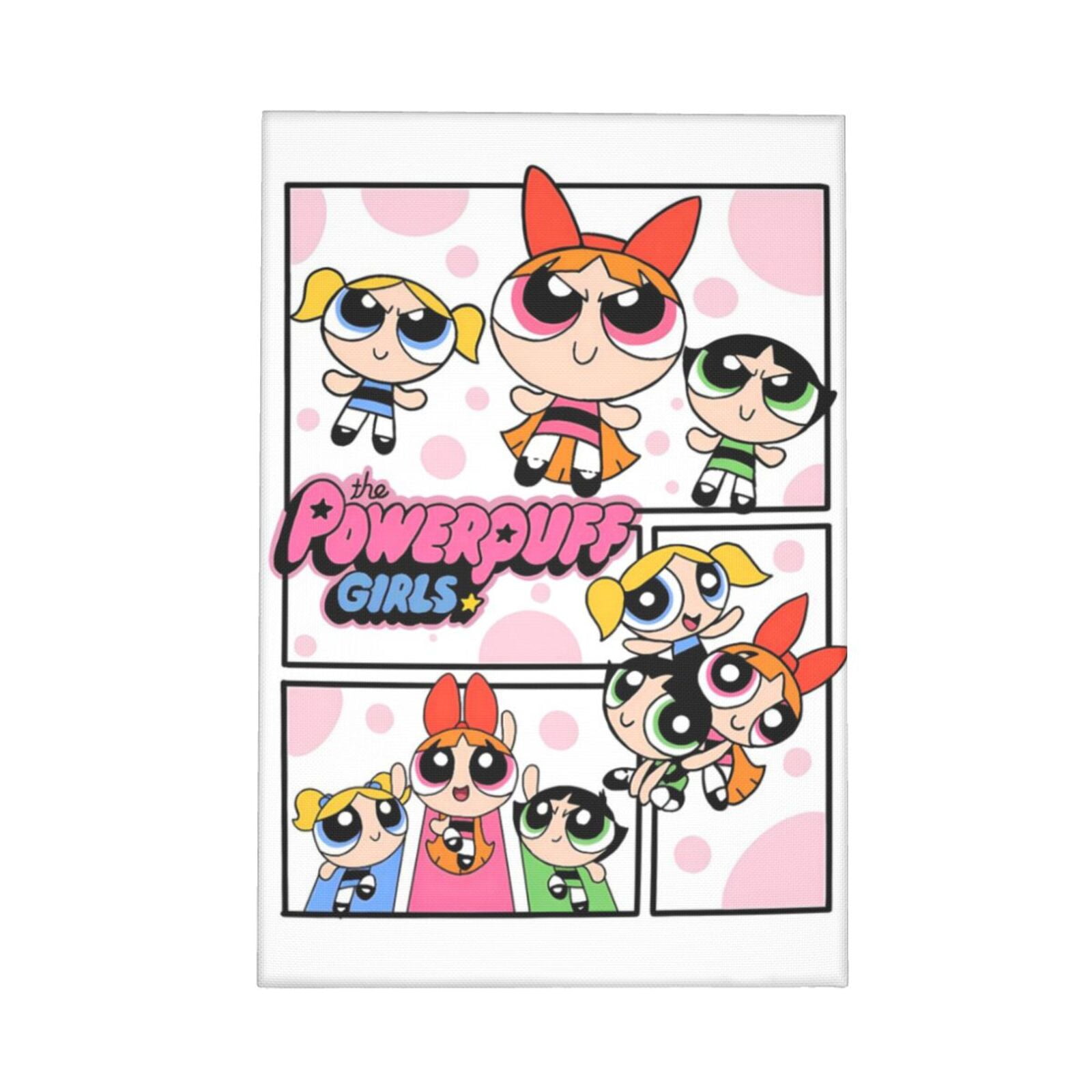 The Powerpuff Girls Canvas Decorative Painting Wall Art Living Room ...