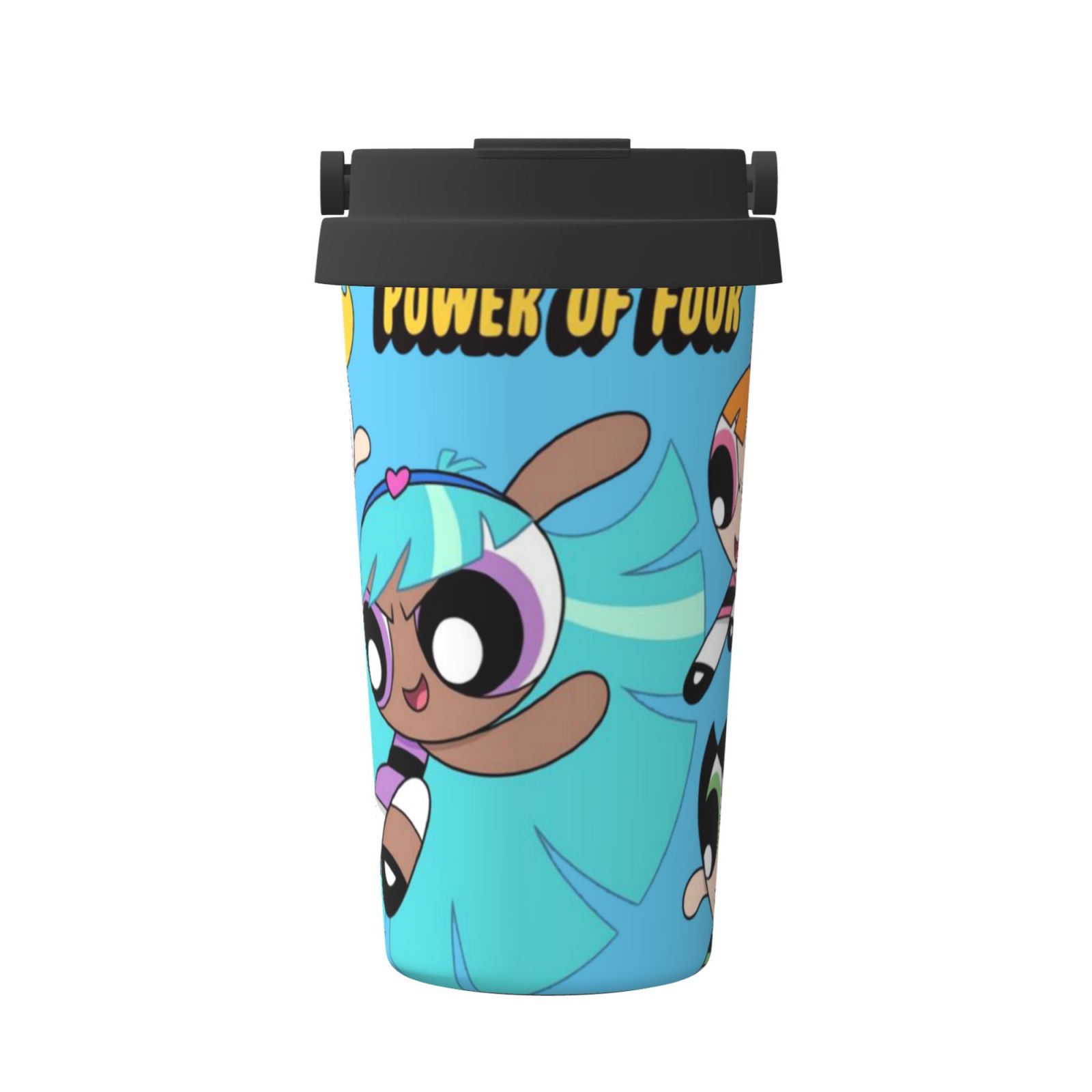 The Powerpuff Girls Cartoon Insulated Coffee Mug Unisex Water Bottles ...