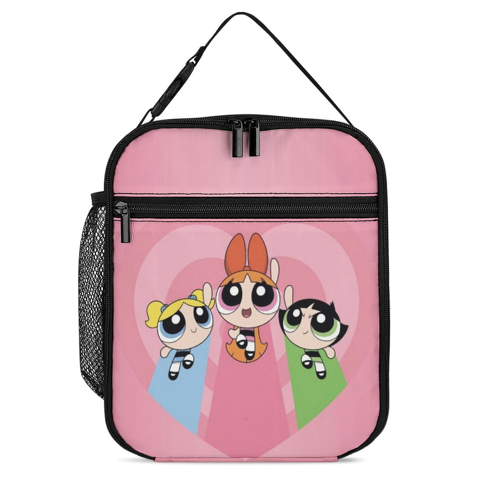 The Powerpuff Gi-rls Cute Lunch Bag Insulated Portable Lunch Box Cooler ...