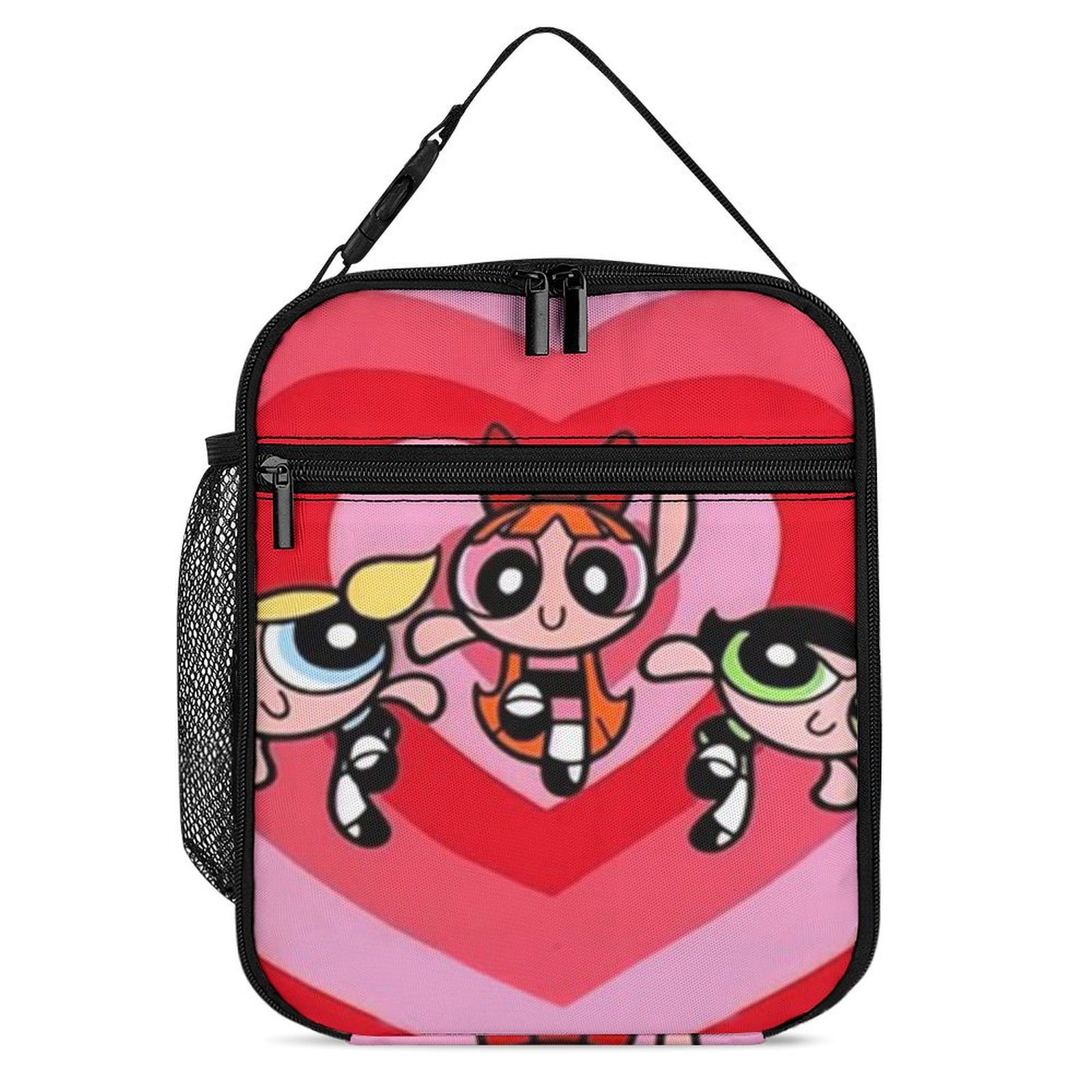 The Powerpuff Gi-rls Cute Lunch Bag Insulated Portable Lunch Box Cooler ...