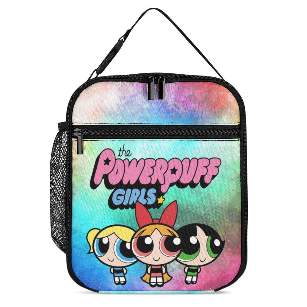 The Powerpuff Gi-rls Cute Lunch Bag Insulated Portable Lunch Box Cooler ...
