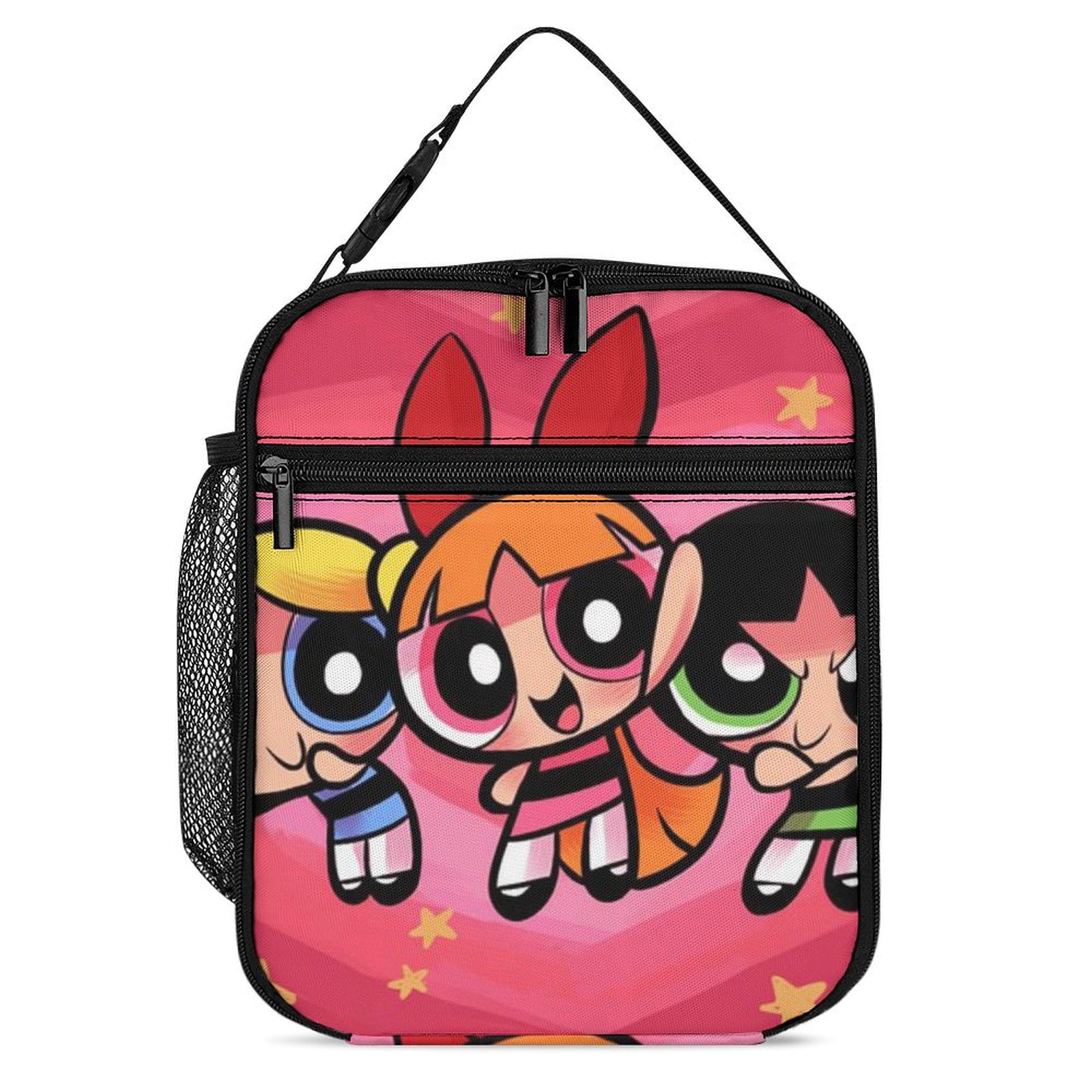 The Powerpuff Gi-rls Cute Lunch Bag Insulated Portable Lunch Box Cooler ...