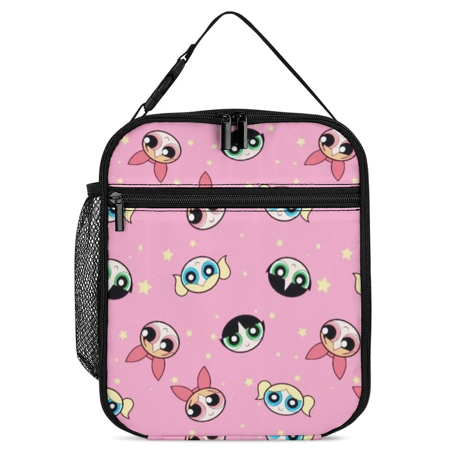 The Powerpuff Gi-rls Cute Lunch Bag Insulated Portable Lunch Box Cooler ...