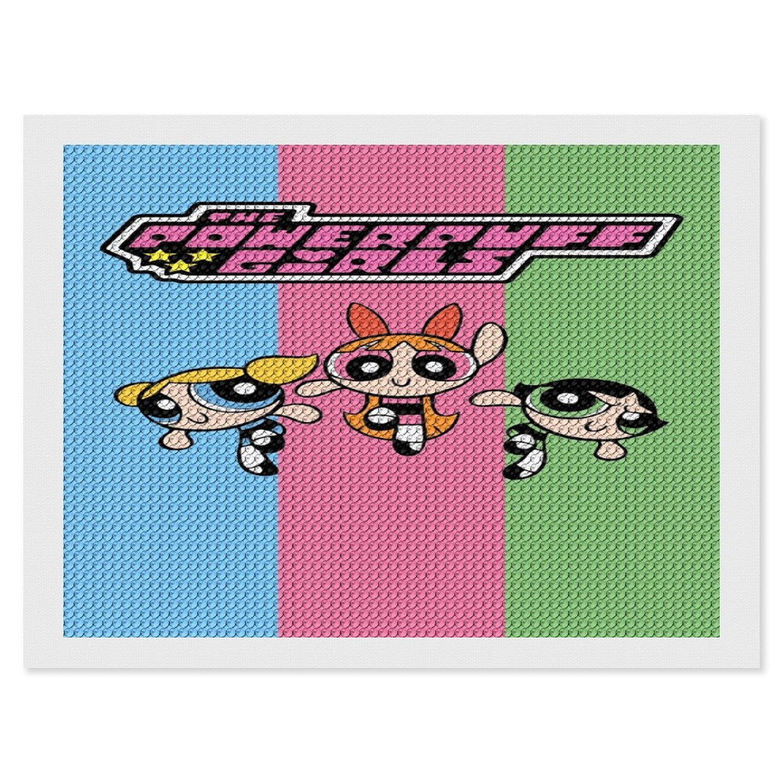 The Powerpuff Girls Diamond Art Kits for Adults Diamond Art Gem Art ...