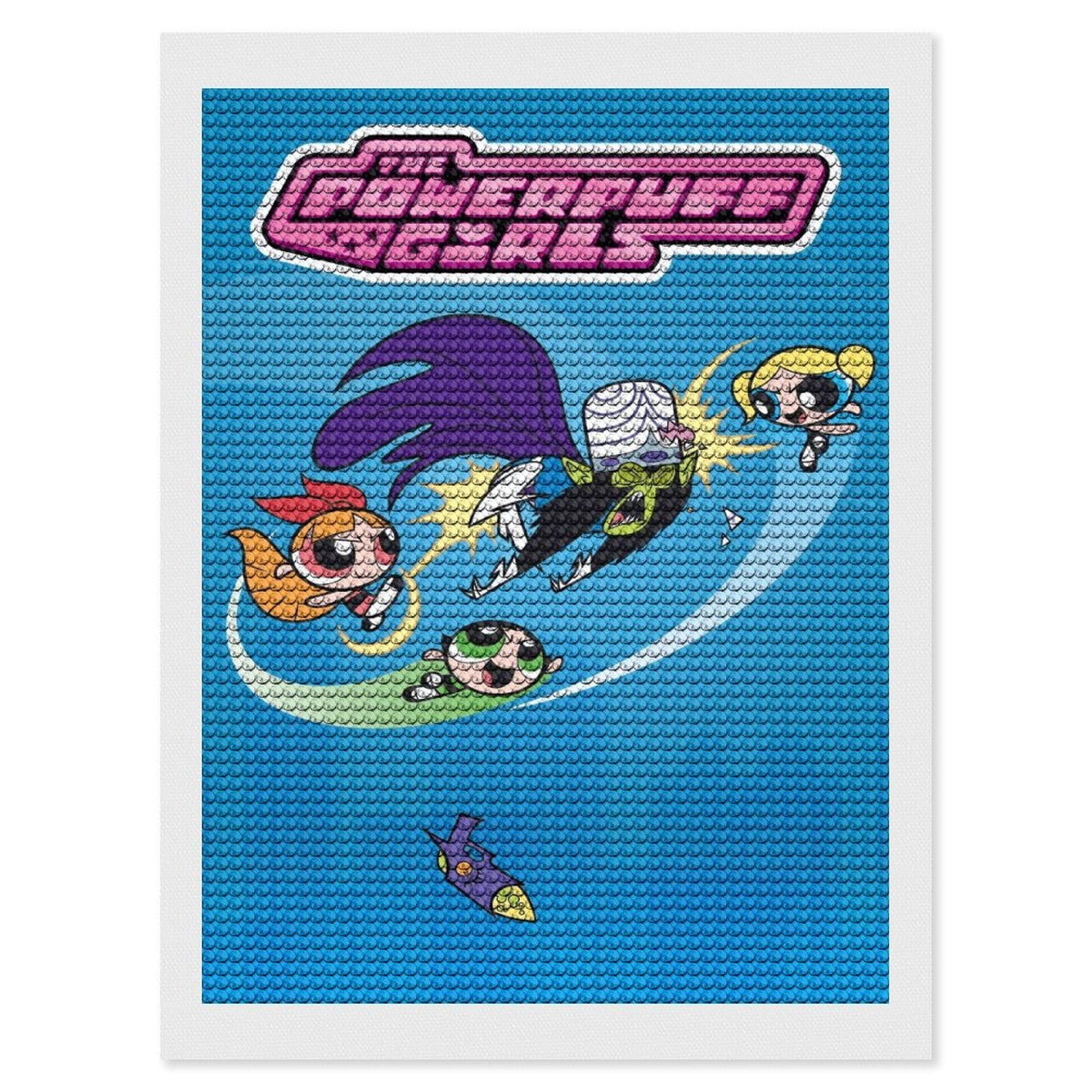 The Powerpuff Girls Diamond Art Kits for Adults Diamond Art Gem Art ...