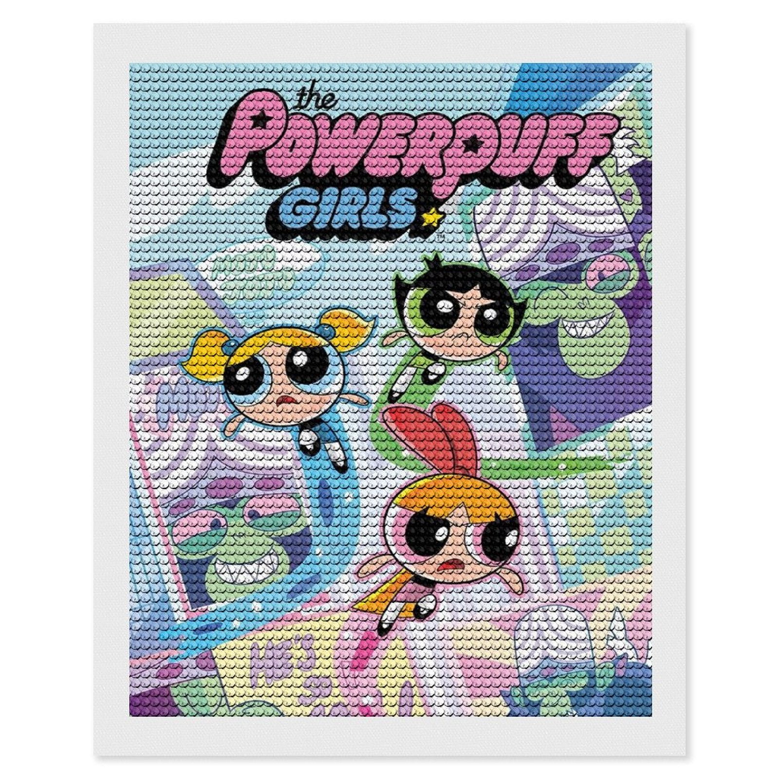 The Powerpuff Girls Diamond Art Kits for Adults Diamond Art Gem Art ...