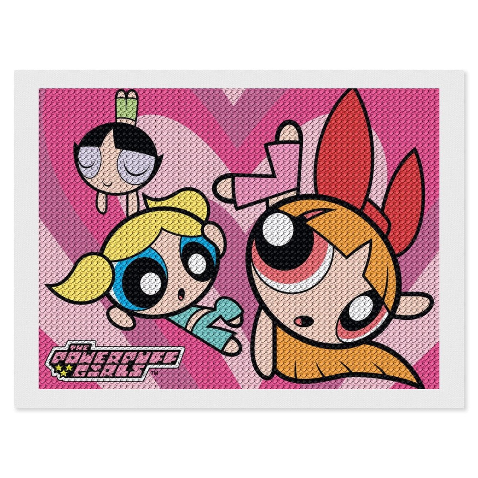 The Powerpuff Girls Diamond Arts Kits for Adults Diamond Art Gem Art ...