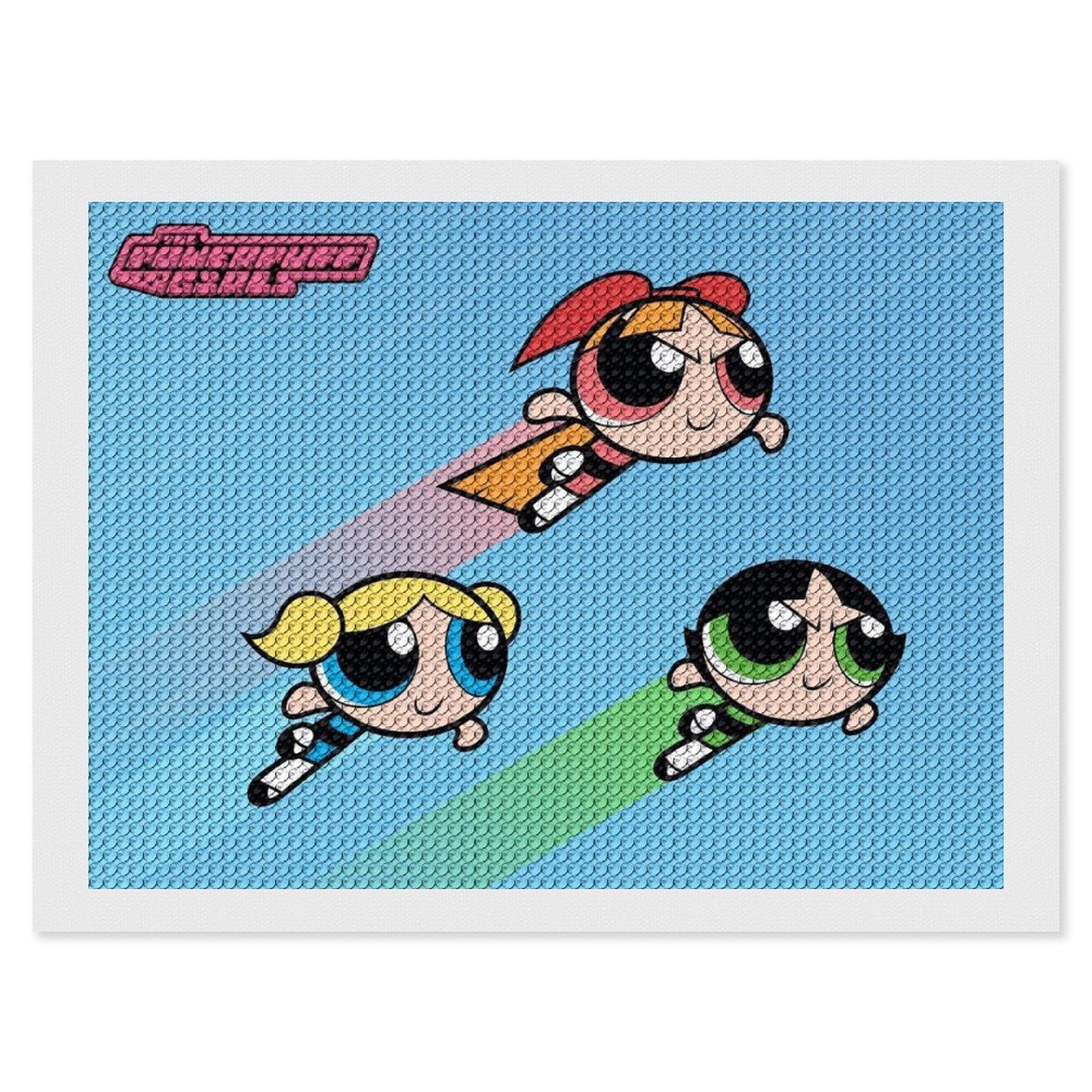 The Powerpuff Girls Diamond Arts Kits for Adults Diamond Art Gem Art ...