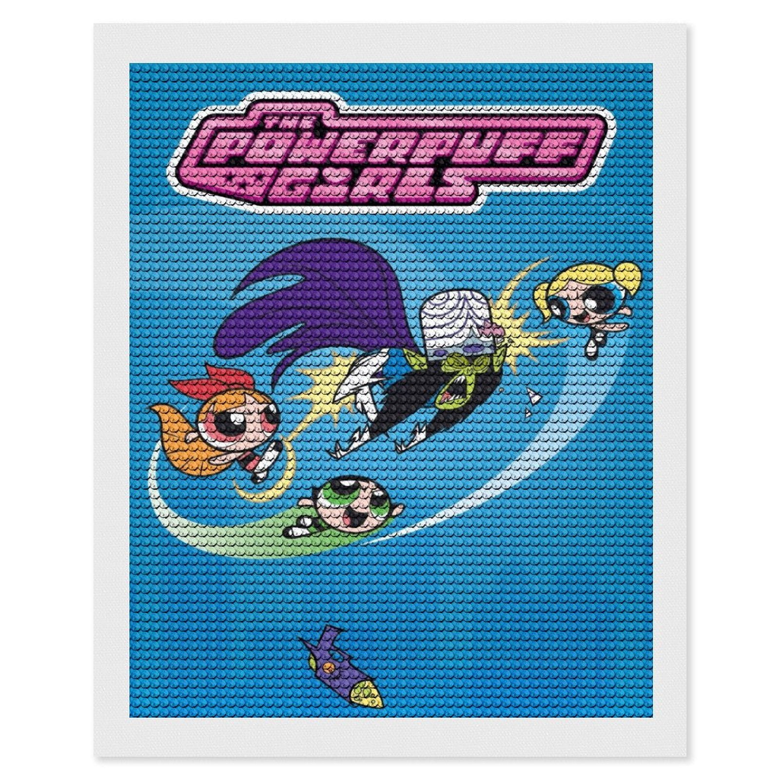 The Powerpuff Girls Diamond Arts Kits for Adults Diamond Art Gem Art ...