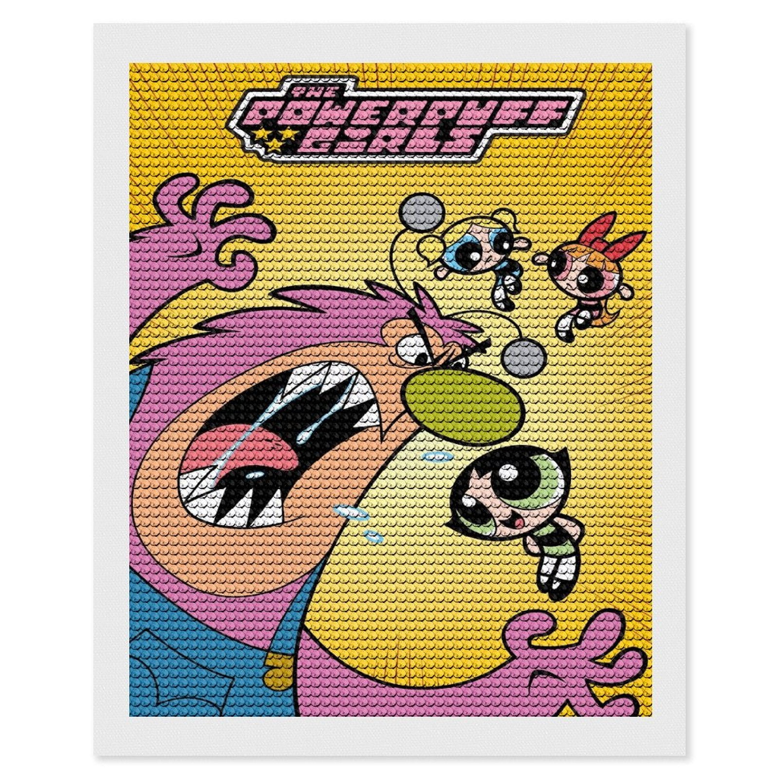 The Powerpuff Girls Diamond Arts Kits for Adults Diamond Art Gem Art ...