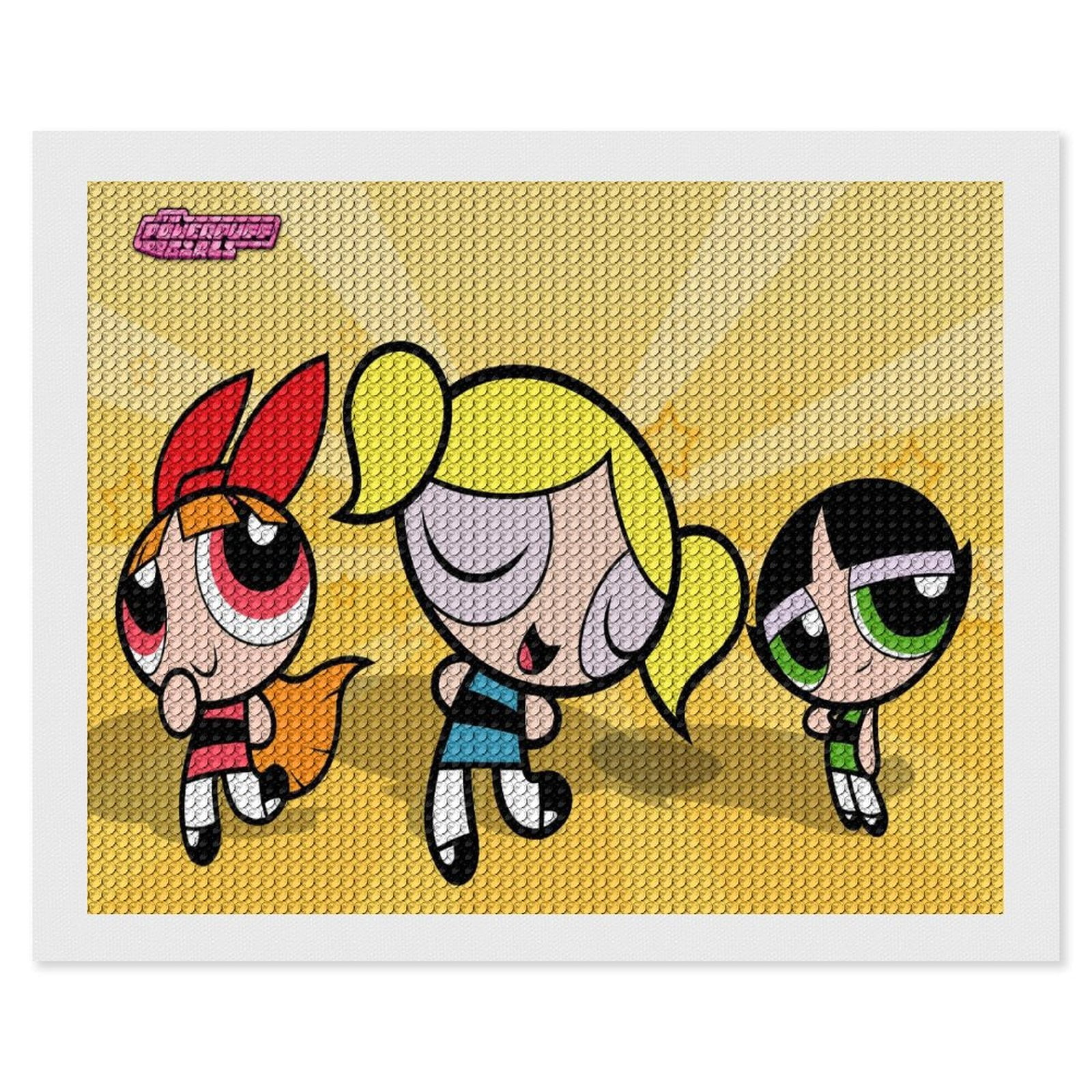 The Powerpuff Girls Diamond Arts Kits for Adults Diamond Art Gem Art ...