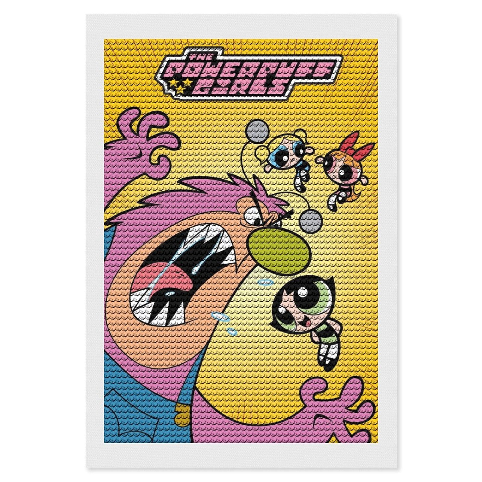 The Powerpuff Girls Diamond Arts Kits for Adults Diamond Art Gem Art ...