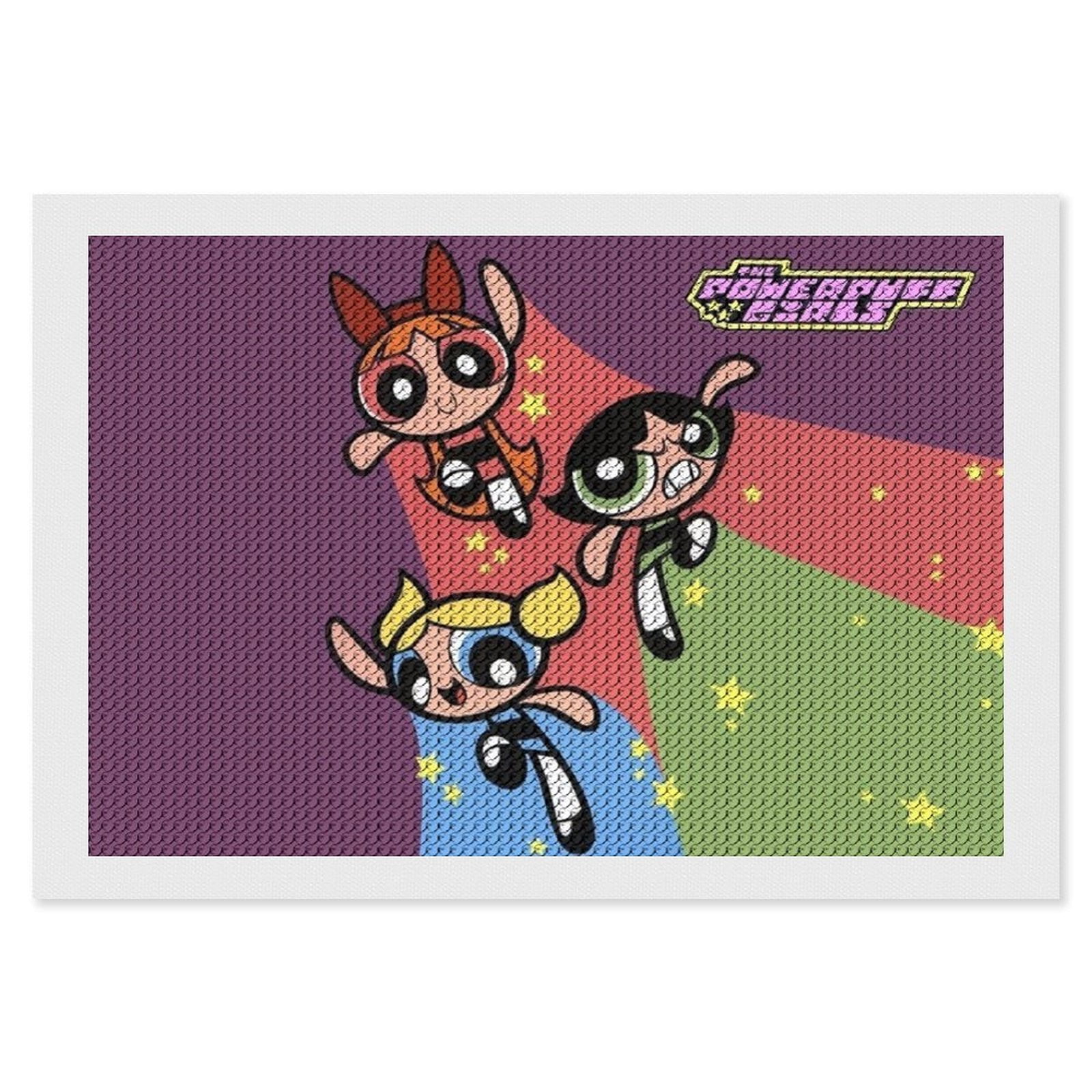 The Powerpuff Girls Diamond Arts Kits for Adults Diamond Art Gem Art ...