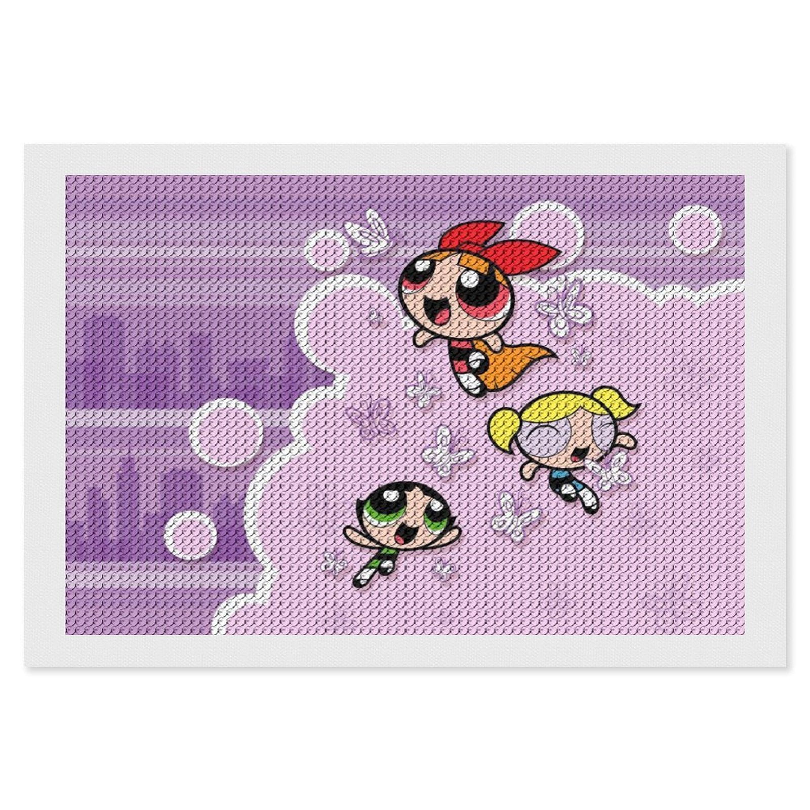 The Powerpuff Girls Diamond Arts Kits for Adults Diamond Art Gem Art ...
