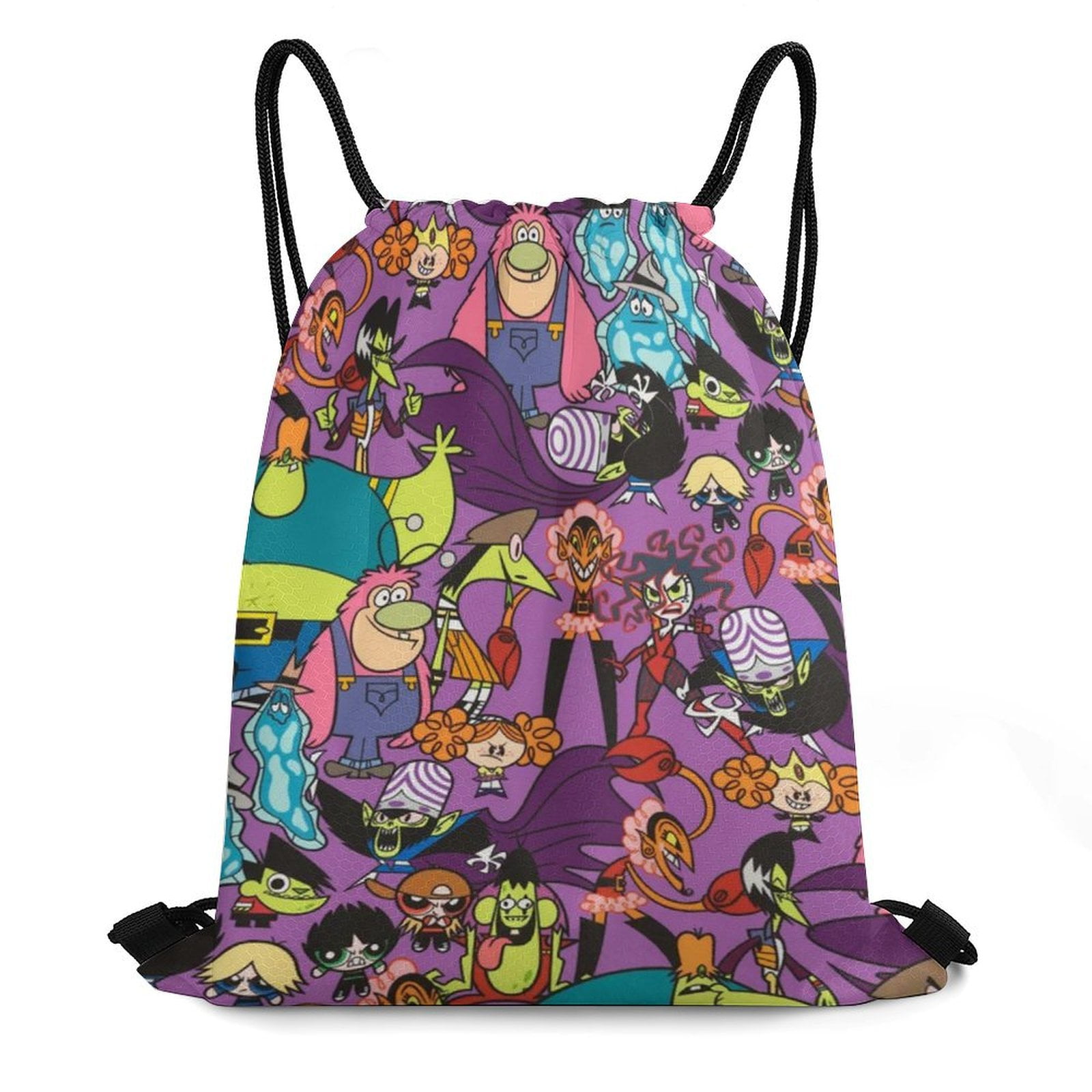 The Powerpuff Girls Drawstring Backpacks Gym Athlete Bag Draw String ...