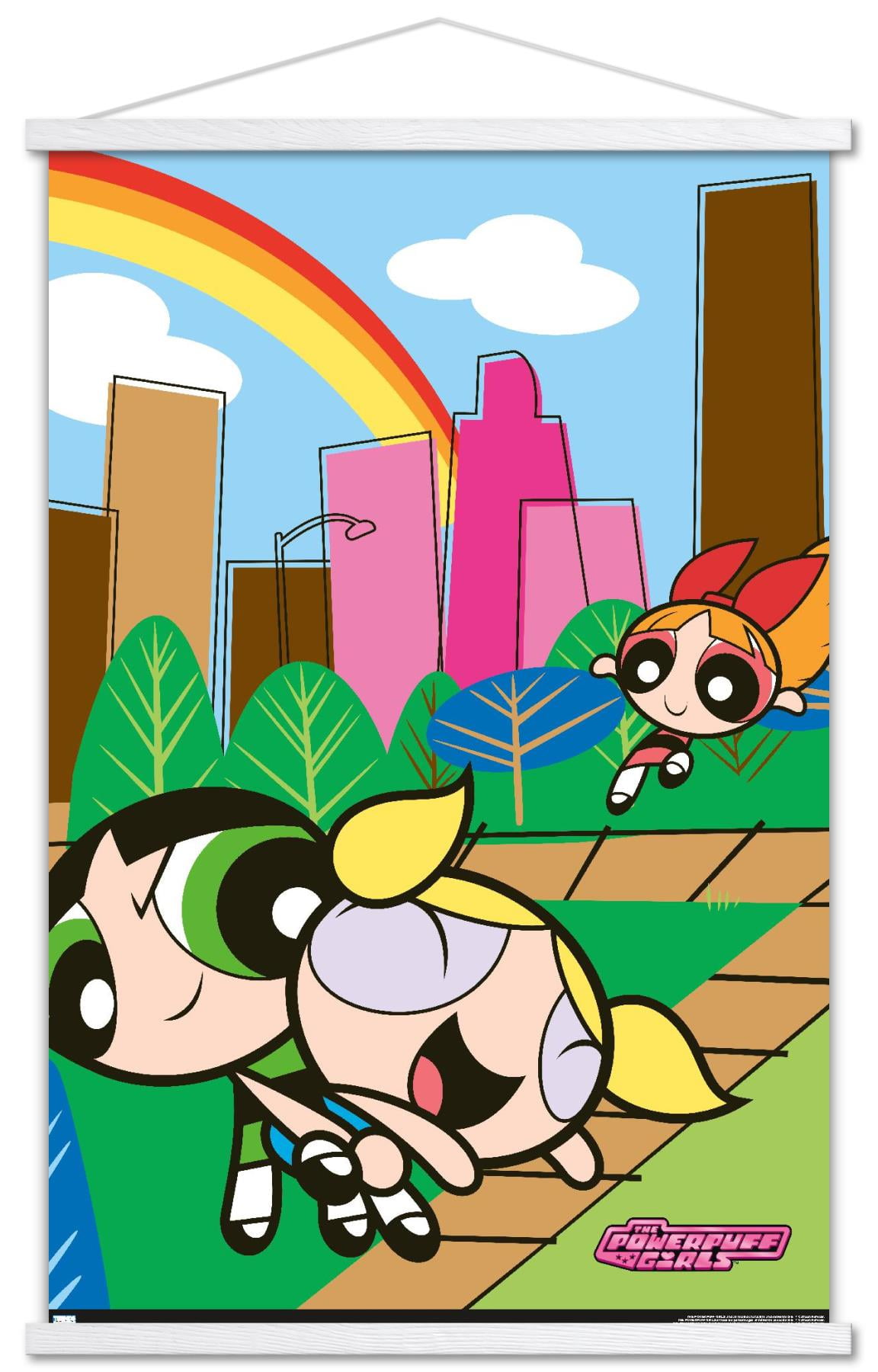 The Powerpuff Girls - Group Park Wall Poster with Magnetic Frame, 22. ...