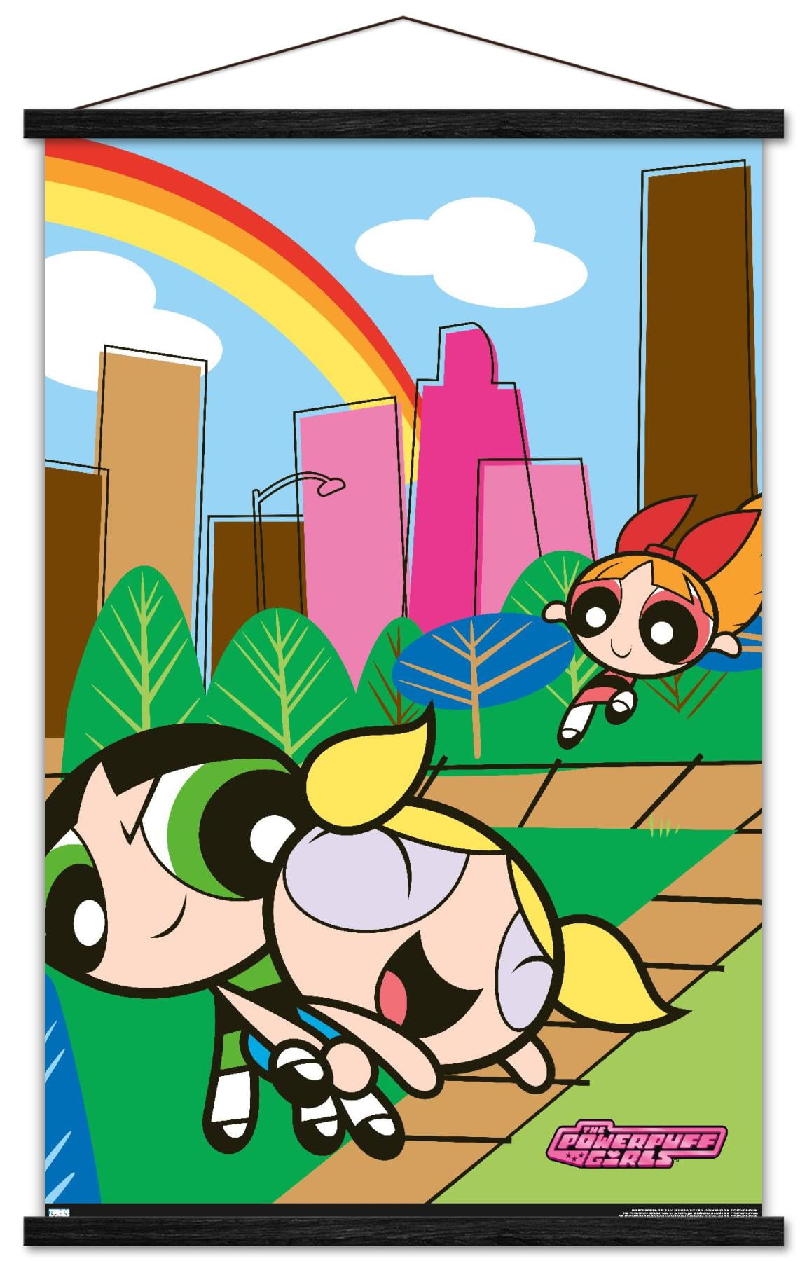 The Powerpuff Girls - Group Park Wall Poster with Magnetic Frame, 22. ...