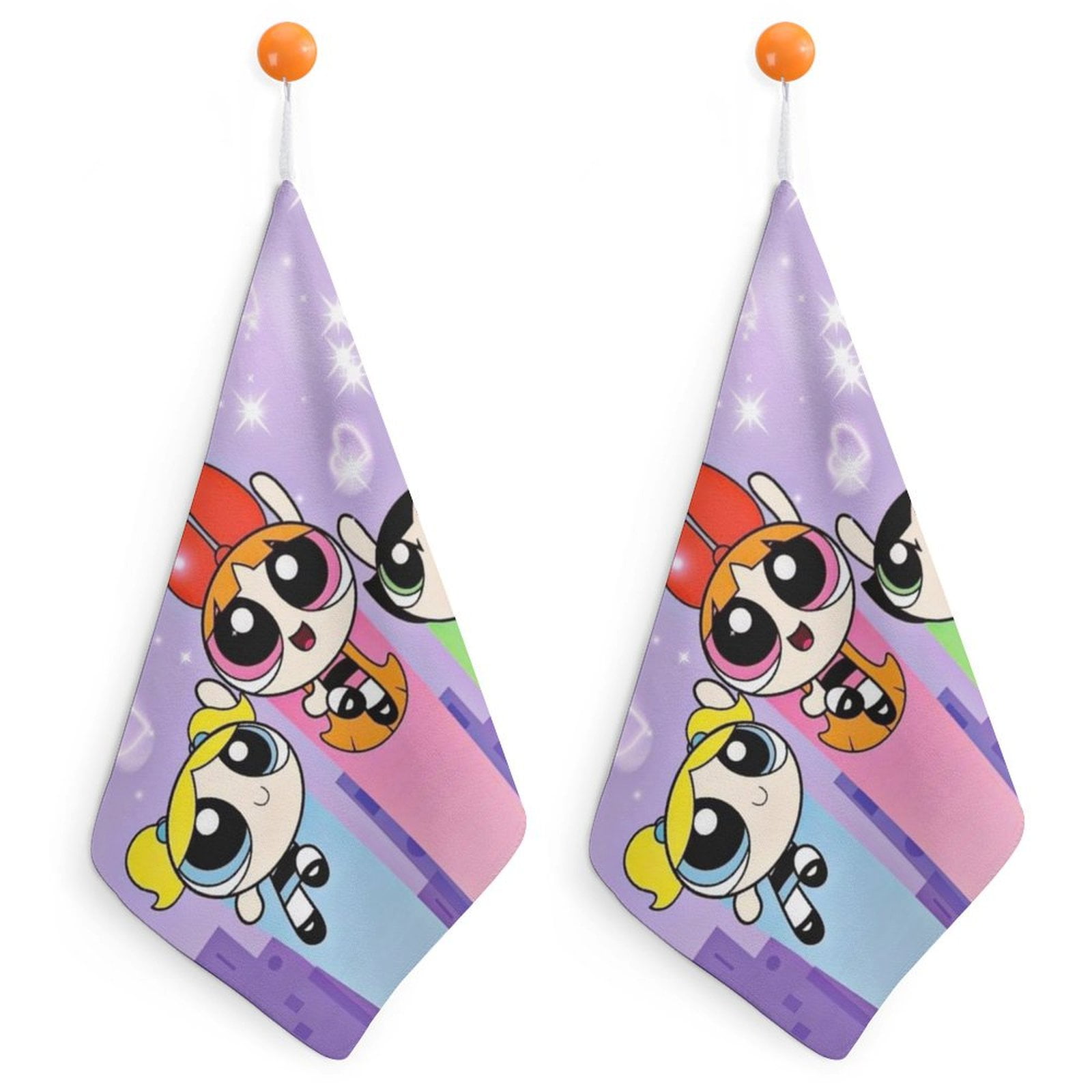 The Powerpuff Girls Hand Towels Ultra-Lightweight Compact Travel Towel ...