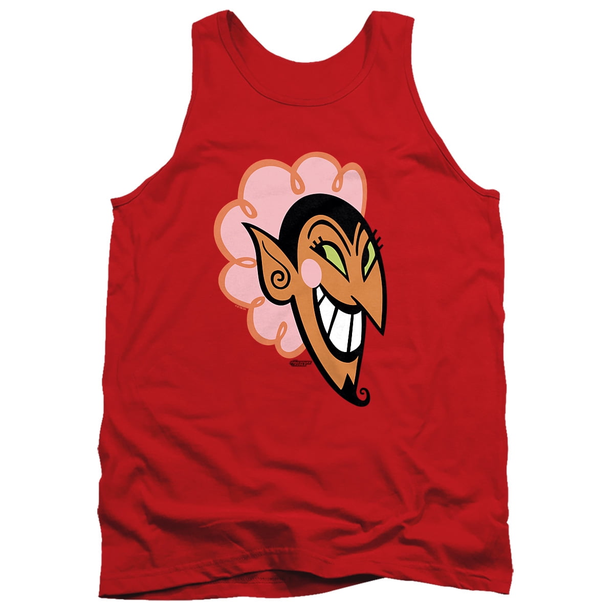 The Powerpuff Girls Him Devil Face Unisex Adult Tank Top, Red, Large ...