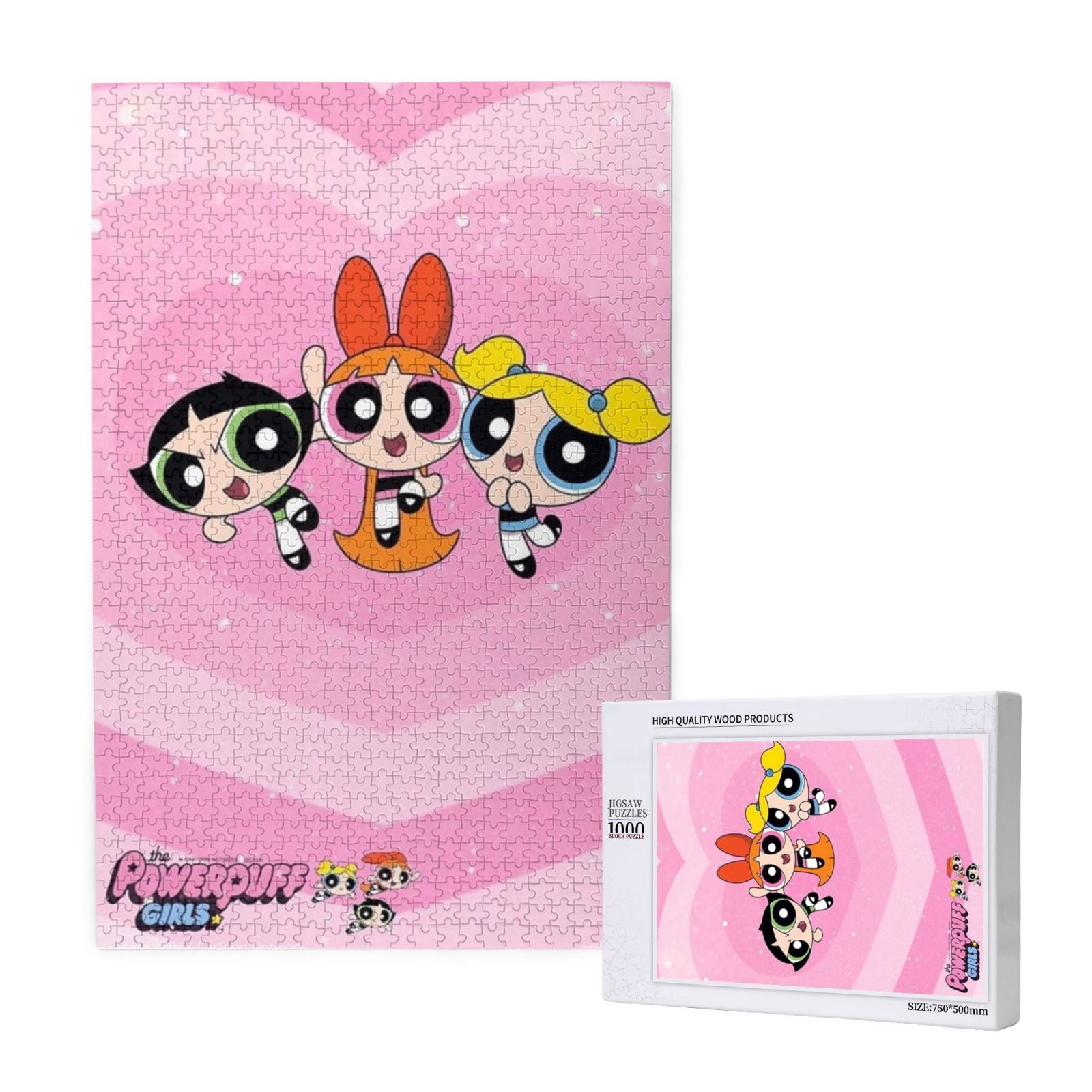 The Powerpuff Girls Jigsaw Puzzle 1000 Pieces Wooden Puzzle Home Decor ...