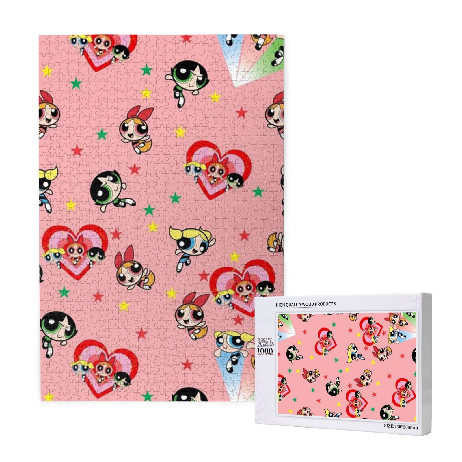 The Powerpuff Girls Jigsaw Puzzle 1000 Pieces Wooden Puzzle Home Decor ...