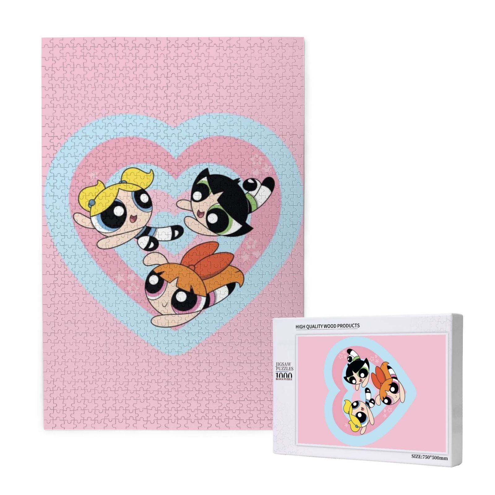 The Powerpuff Girls Jigsaw Puzzle 1000 Pieces Wooden Puzzle Home Decor ...