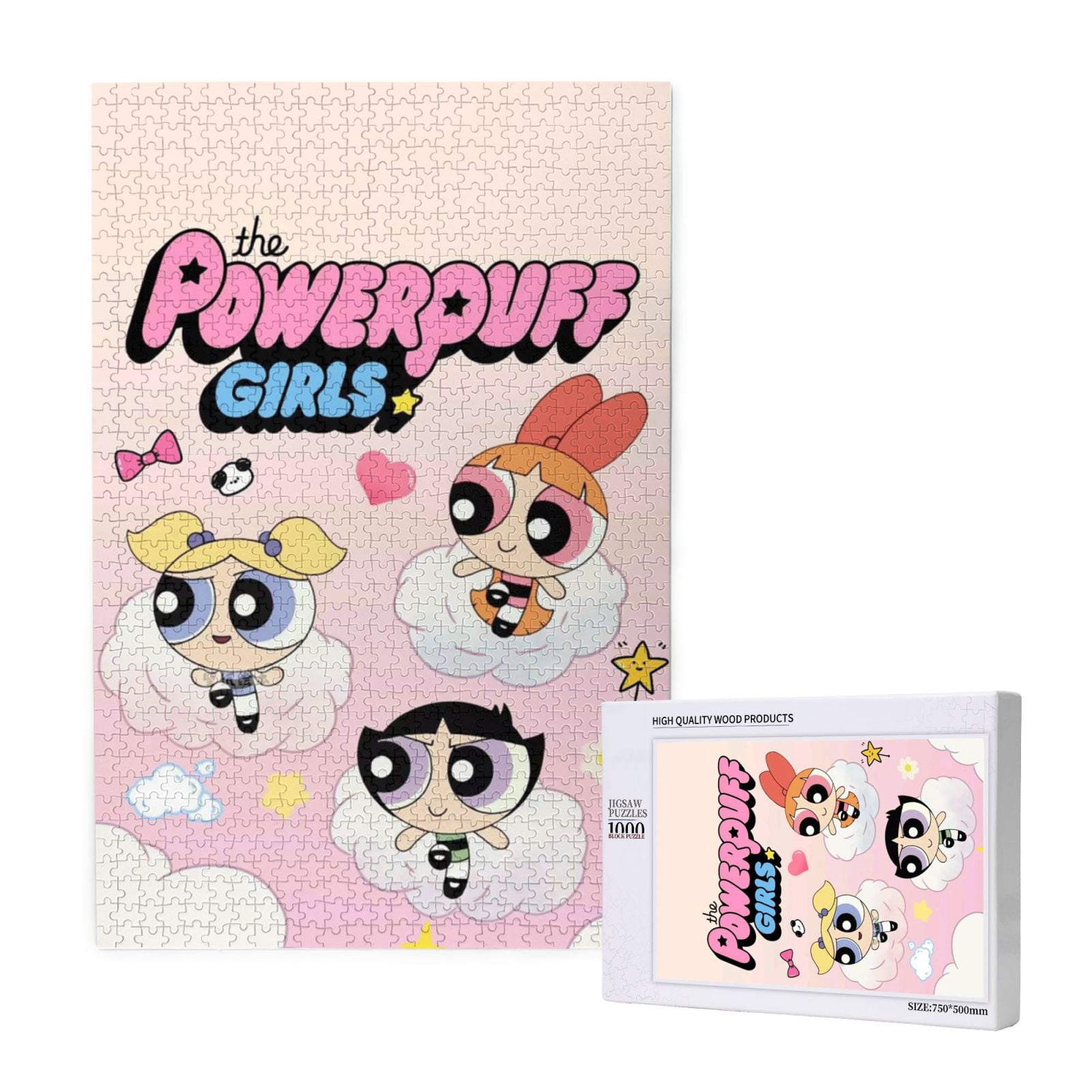 The Powerpuff Girls Jigsaw Puzzle 1000 Pieces Wooden Puzzle Home Decor ...