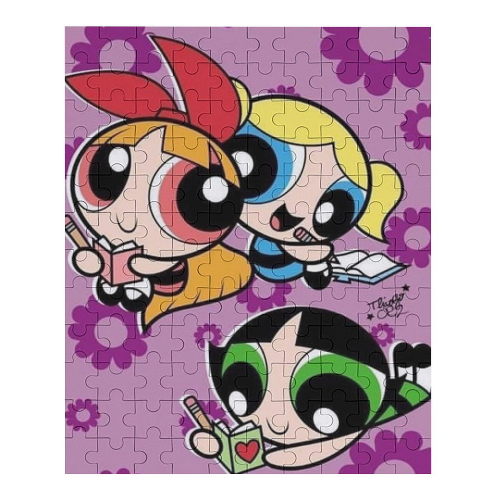 The Powerpuff Girls Jigsaw Puzzle, Wood Puzzles Adult, 120 PCS Jigsaw ...