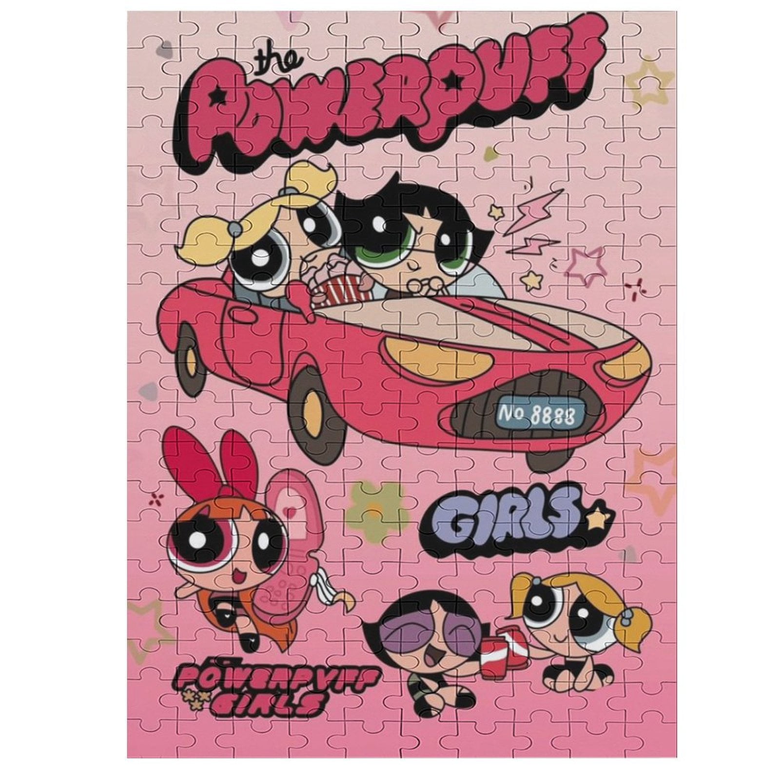 The Powerpuff Girls Jigsaw Puzzle, Wood Puzzles Adult, 200 PCS Jigsaw ...