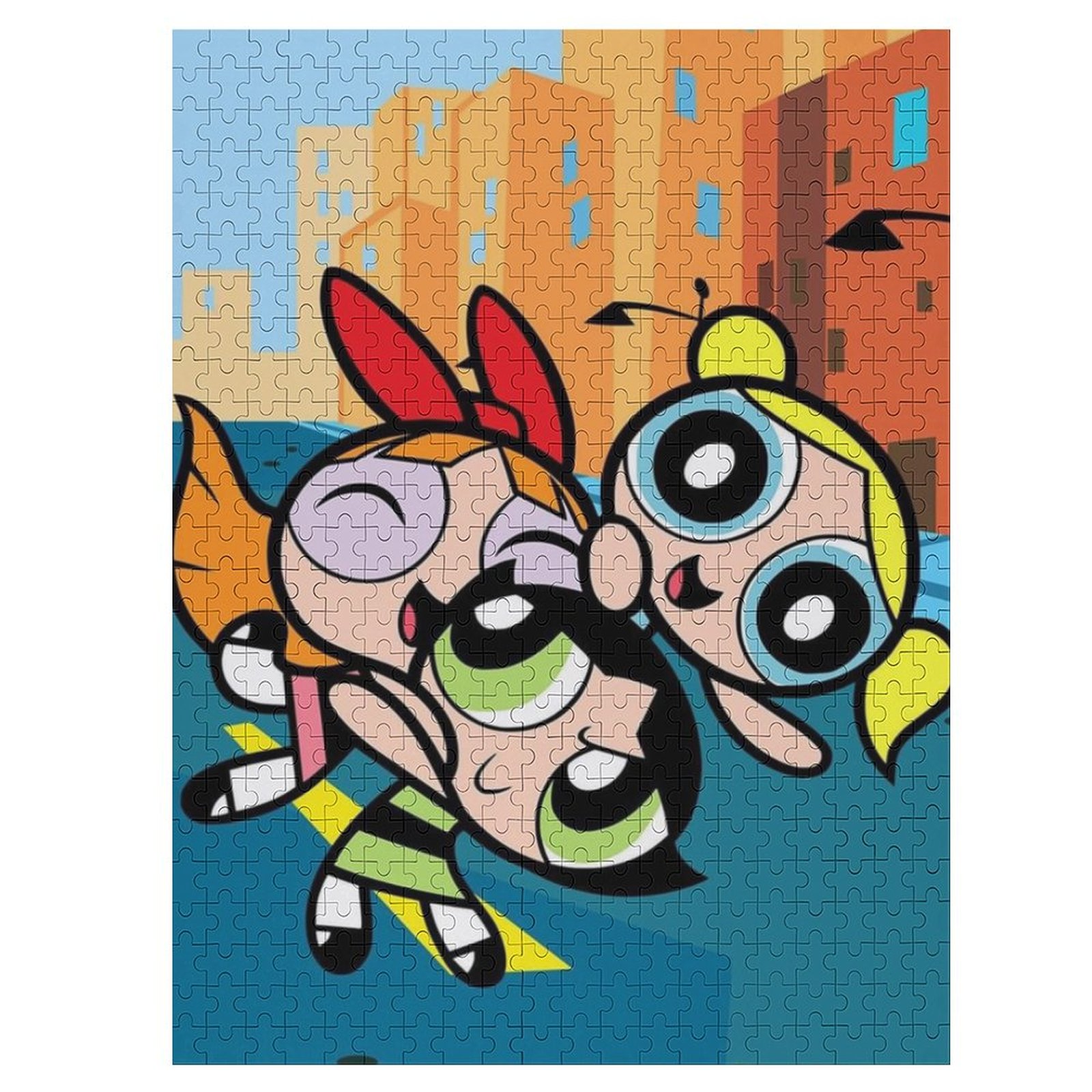The Powerpuff Girls Jigsaw Puzzle, Wood Puzzles Adult, 500 PCS Jigsaw ...