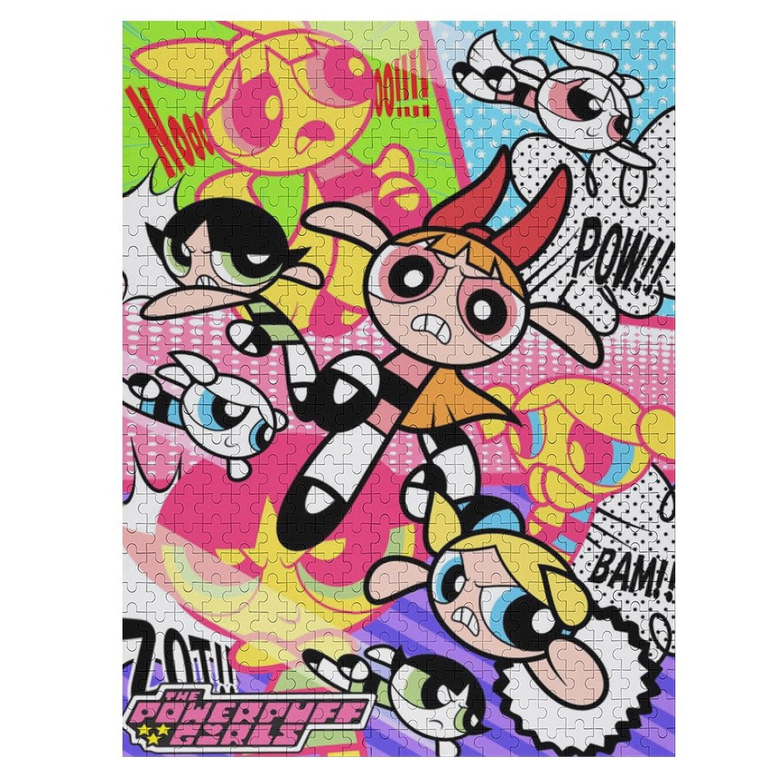 The Powerpuff Girls Jigsaw Puzzle, Wood Puzzles Adult, 500 PCS Jigsaw ...