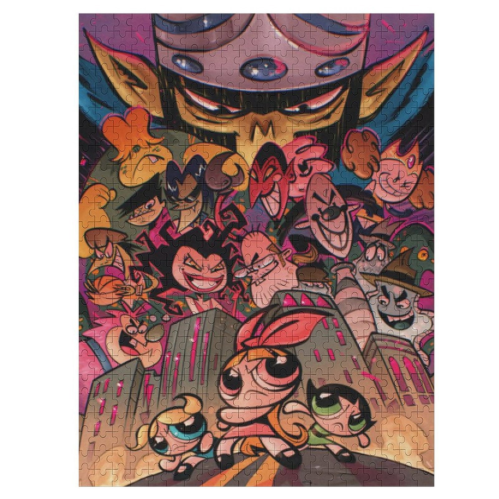 The Powerpuff Girls Jigsaw Puzzle, Wood Puzzles Adult, 500 PCS Jigsaw ...