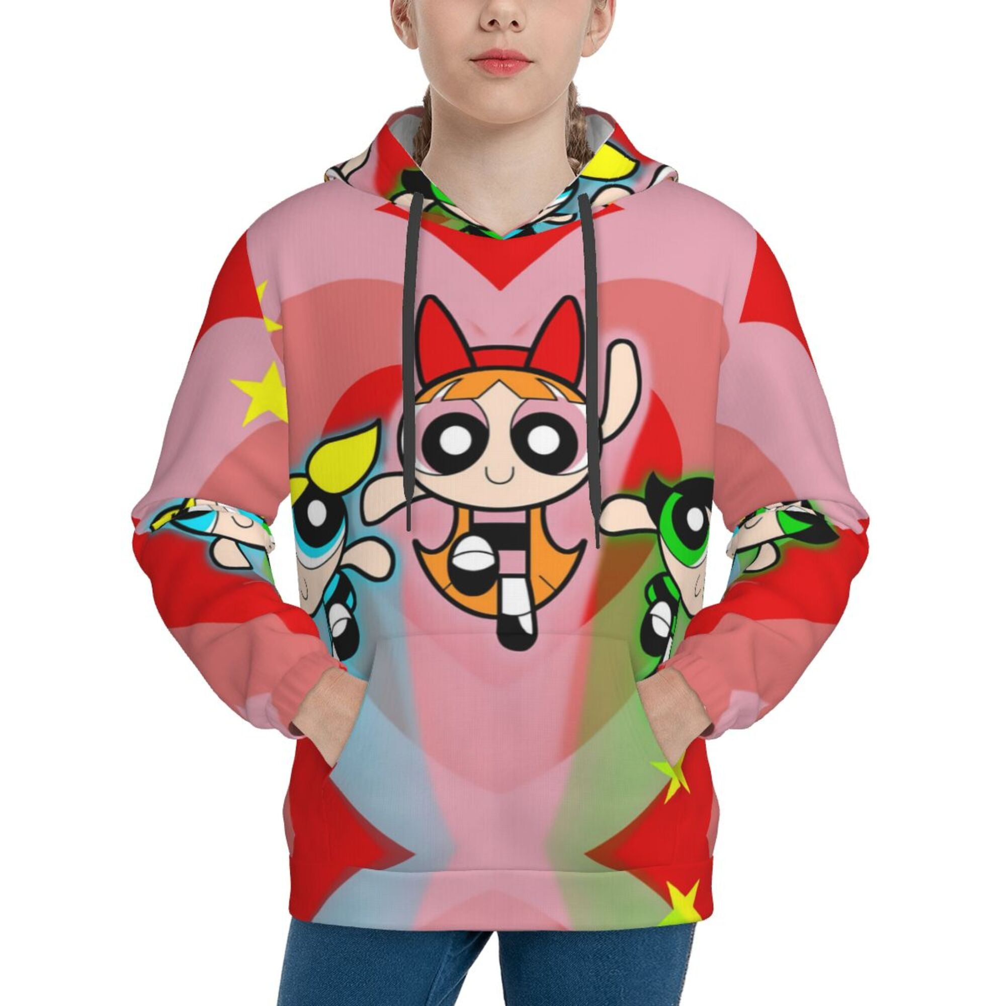 The Powerpuff Girls Kids' Hoodie 3d Print Sweatshirt Soft Pullover ...