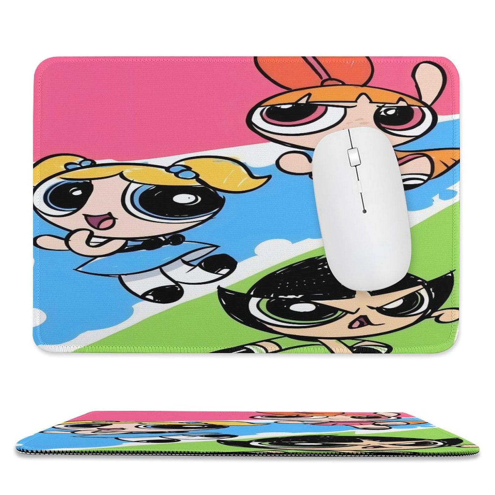 The Powerpuff Girls Laptop Mouse Pad Desk Mat Desktop Decoration 7.9"x9 ...