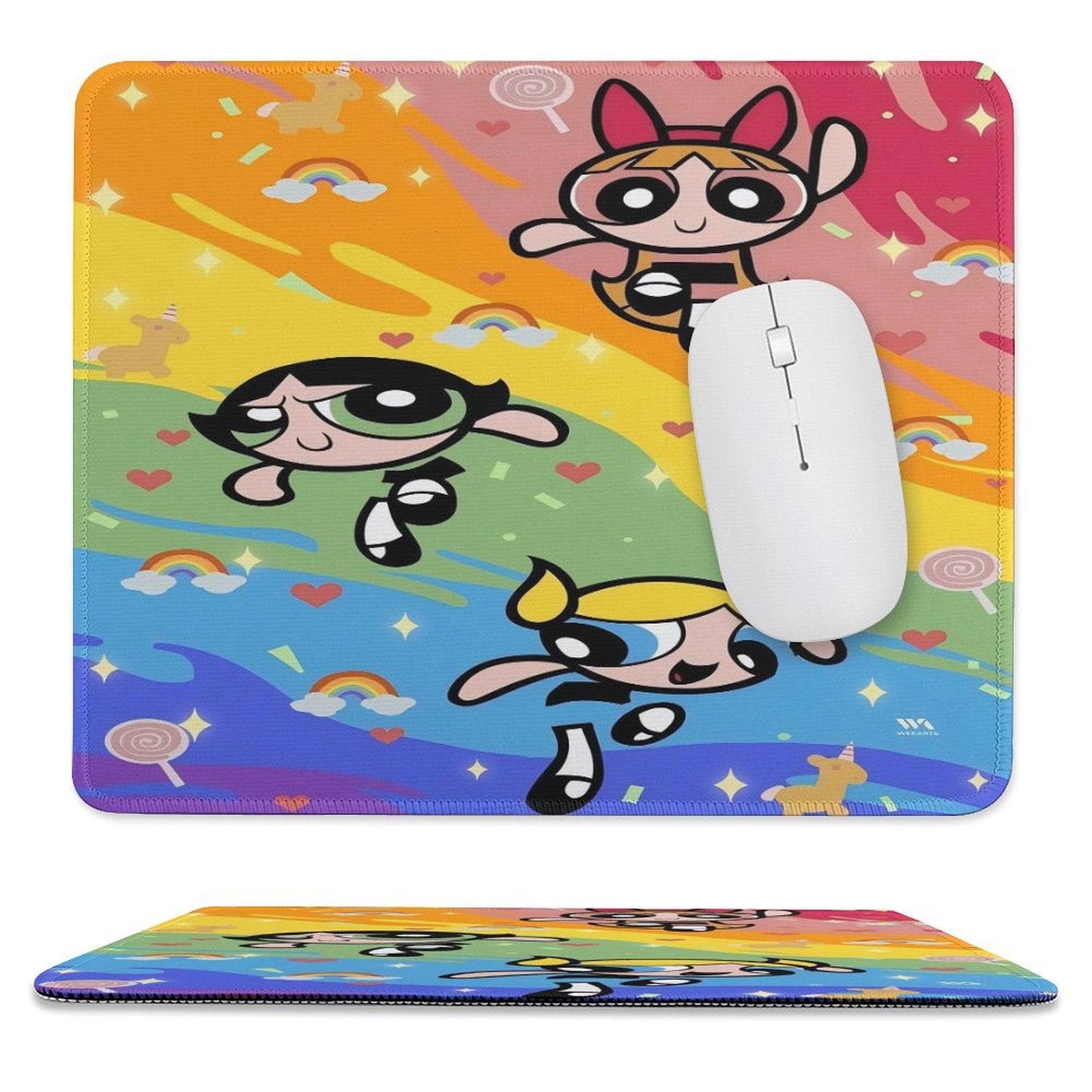 The Powerpuff Girls Laptop Mouse Pad Desk Mat Desktop Decoration 9.8 ...