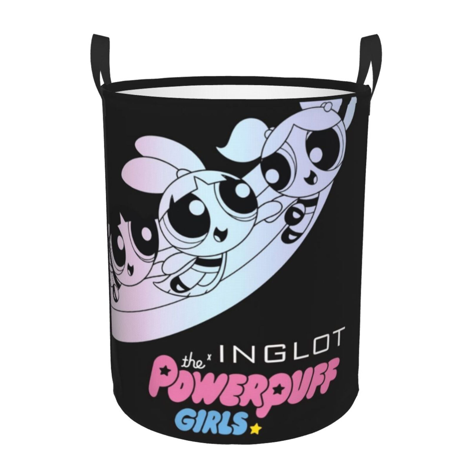 The Powerpuff Girls Laundry Basket Circular Laundry Hamper Dirty ...