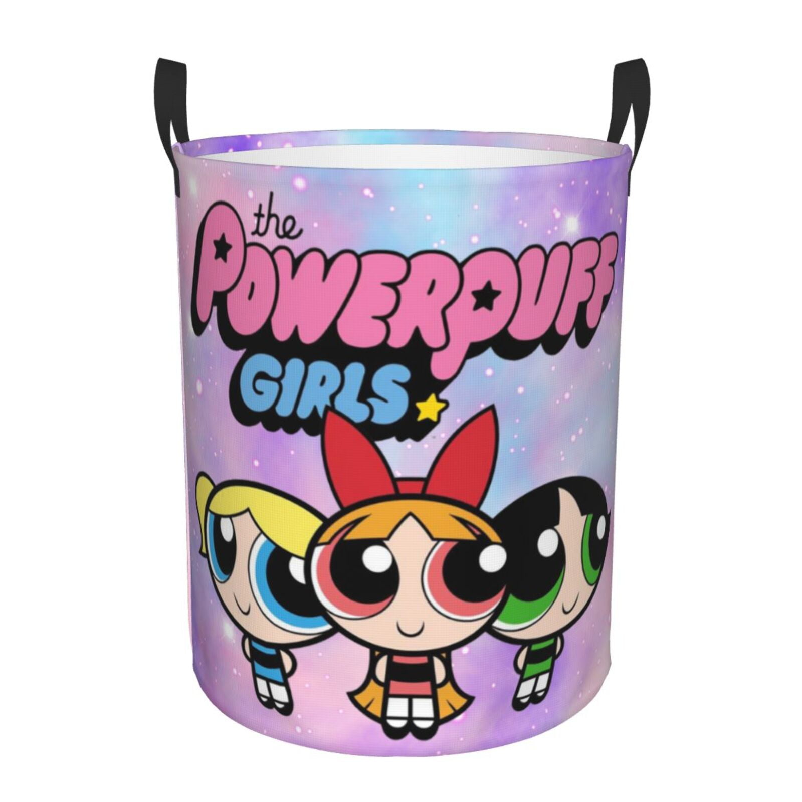 The Powerpuff Girls Laundry Basket Circular Laundry Hamper Dirty ...