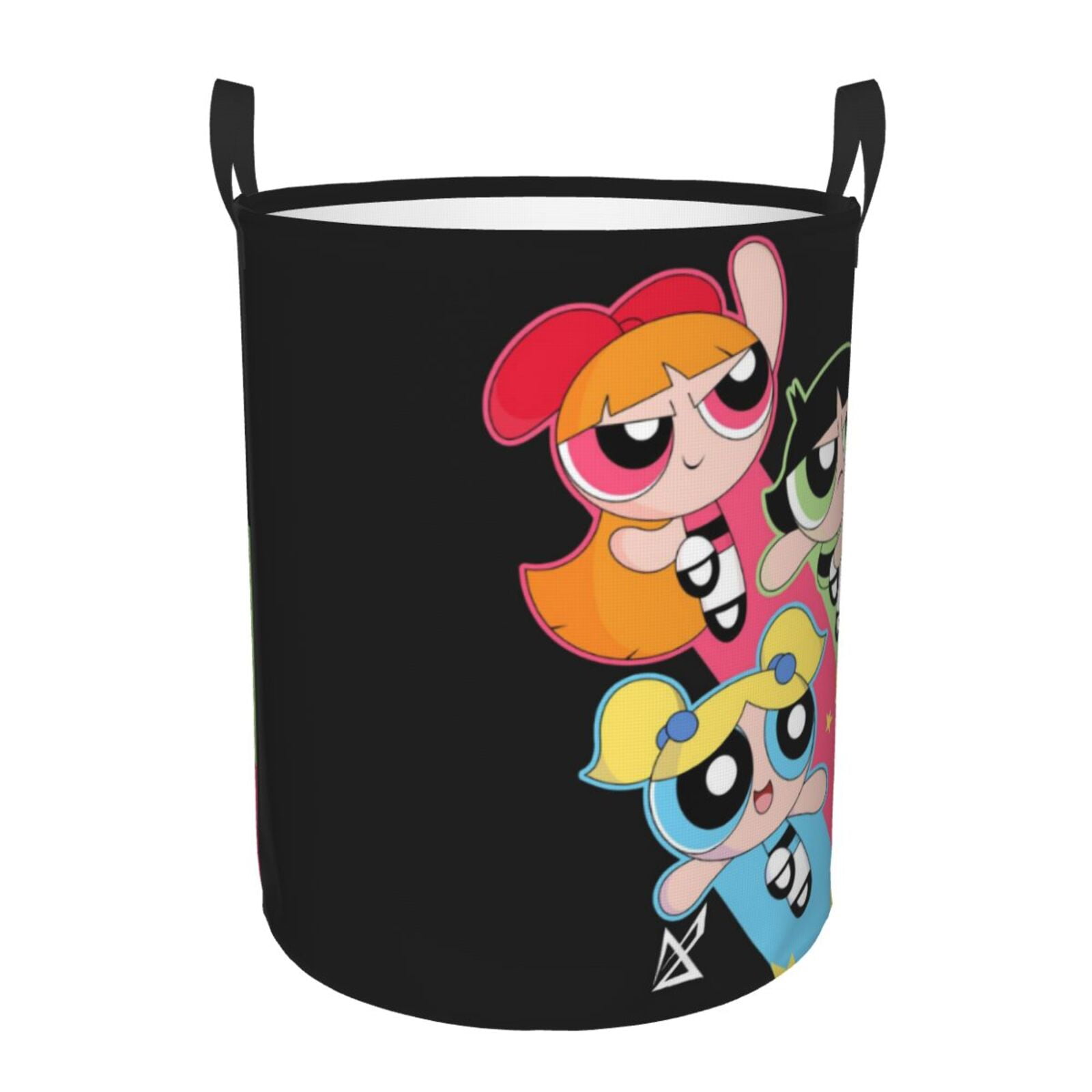 The Powerpuff Girls Laundry Basket Circular Laundry Hamper Dirty ...